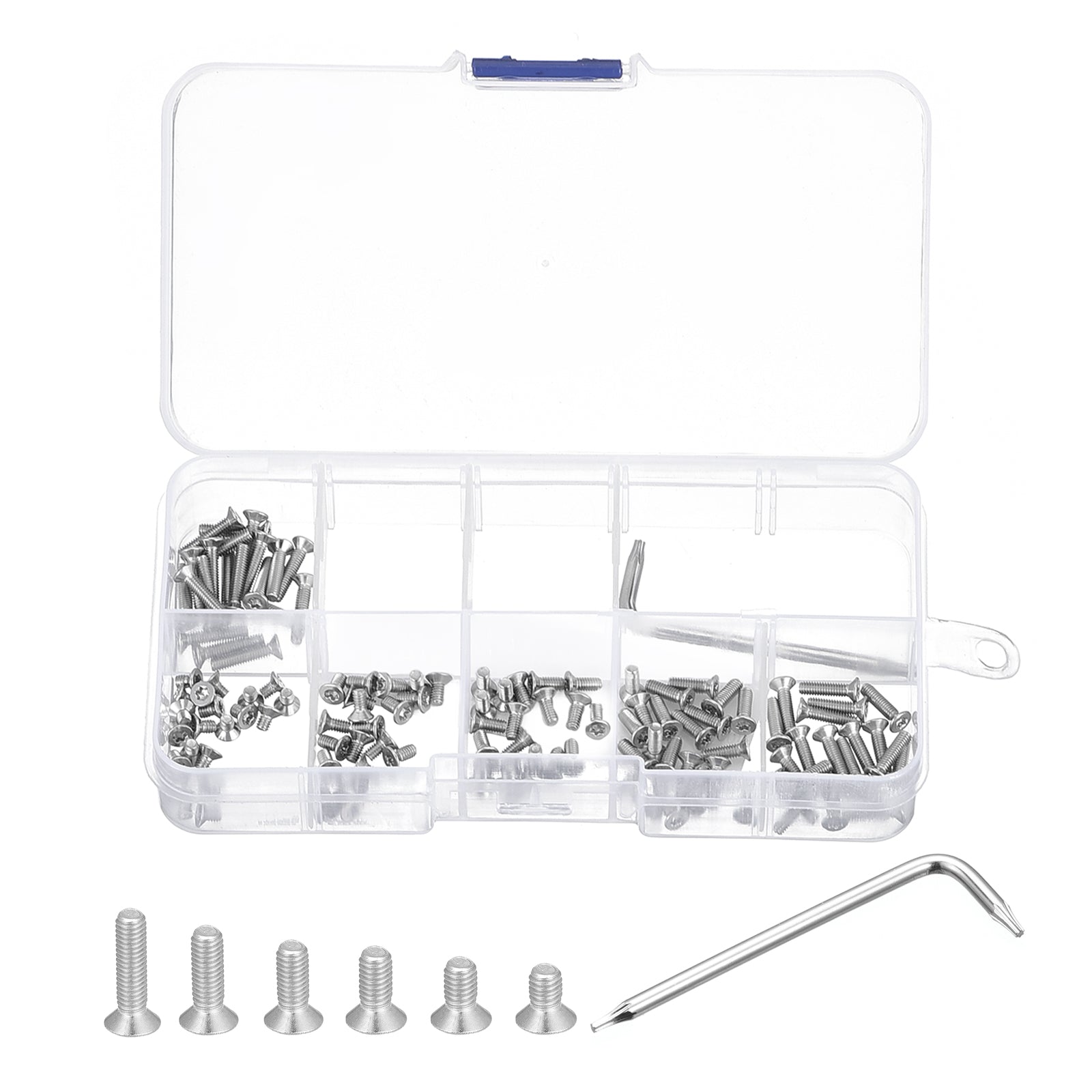 Uxcell M2.5 Torx Security Screws Kit(M2.5x4/5/6/8/10/12mm)120pcs ...
