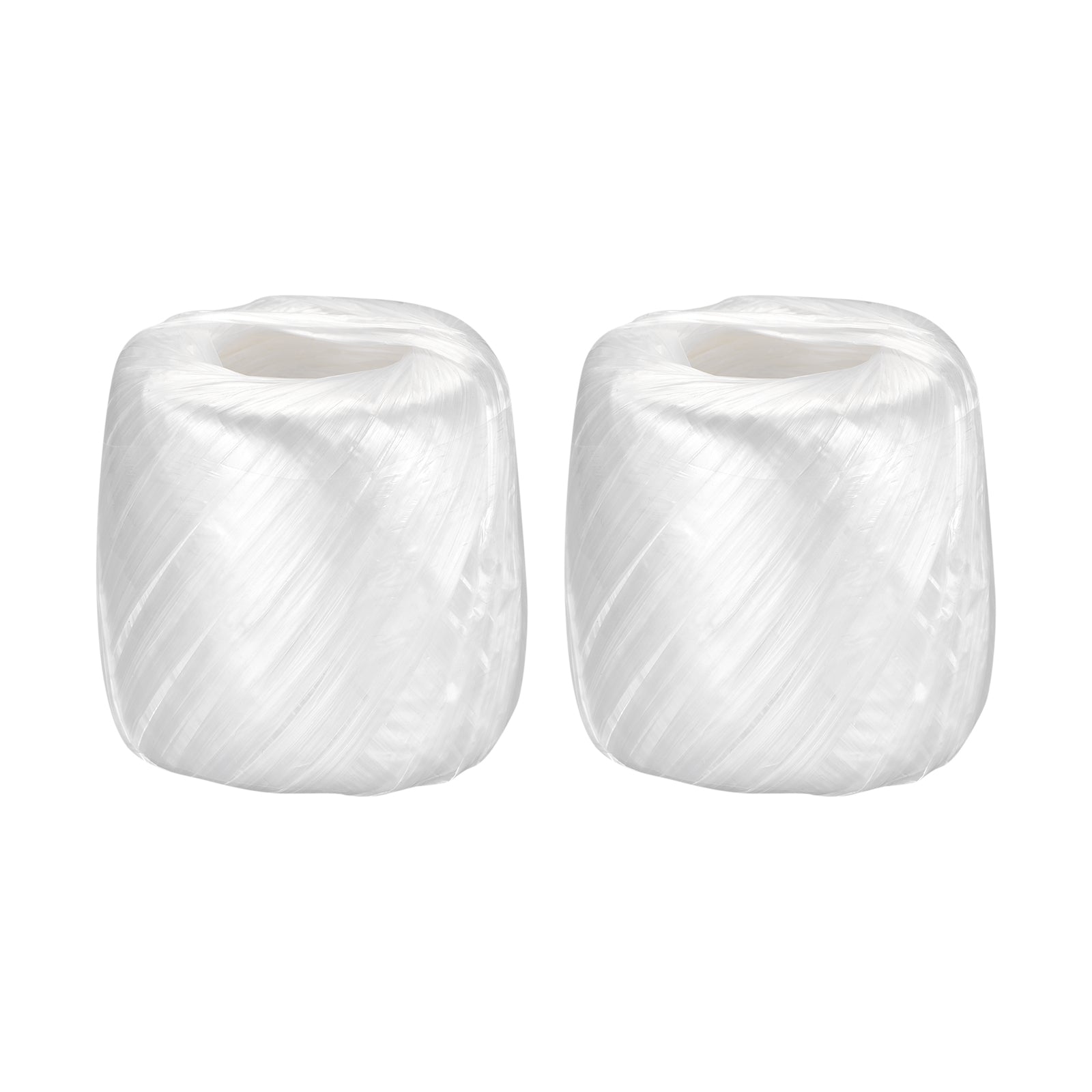 Polyester Nylon Plastic Rope Twine Bundled for Packing ,100m White 2Pcs ...