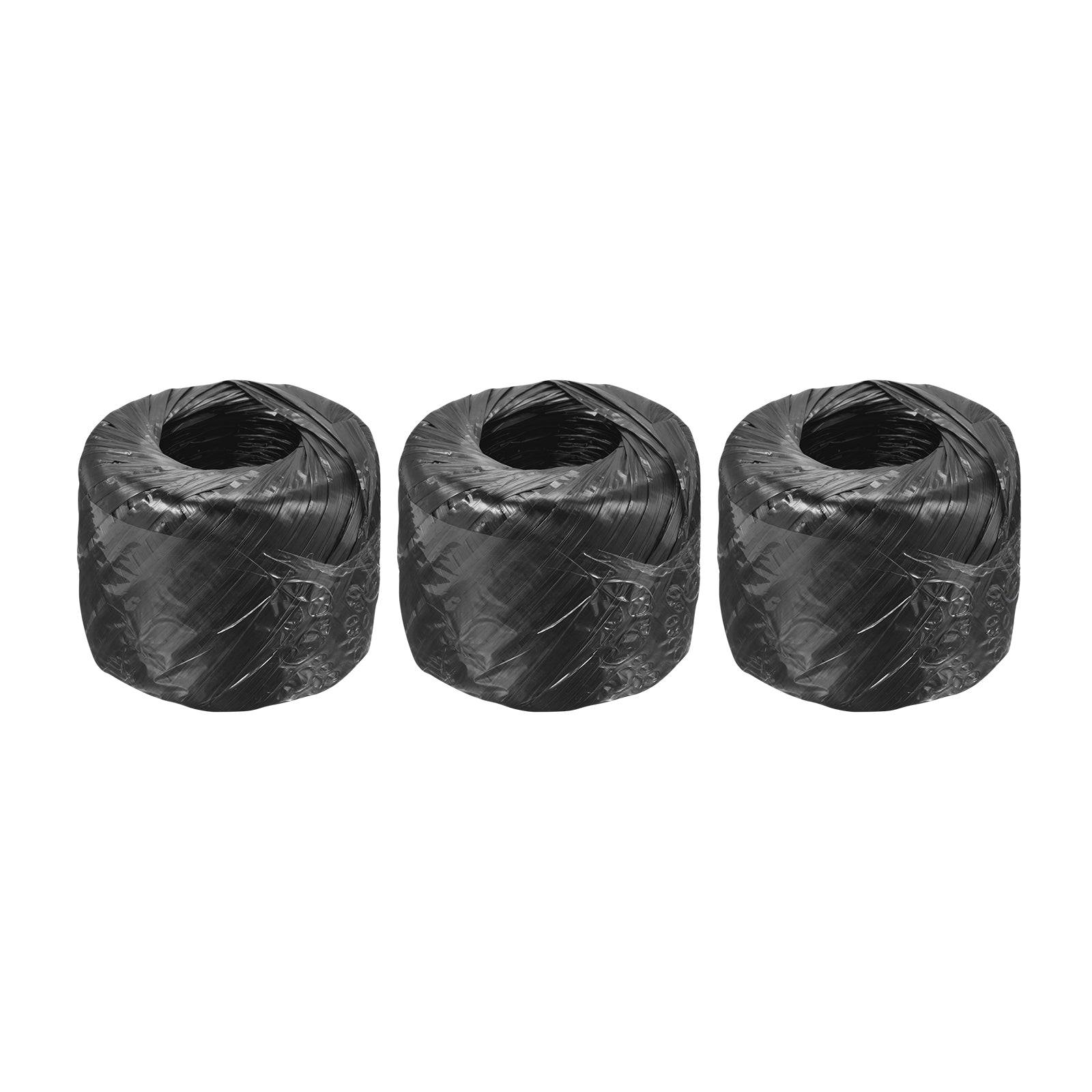 Polyester Nylon Plastic Rope Twine Bundled for Packing ,100m Black 3Pcs ...