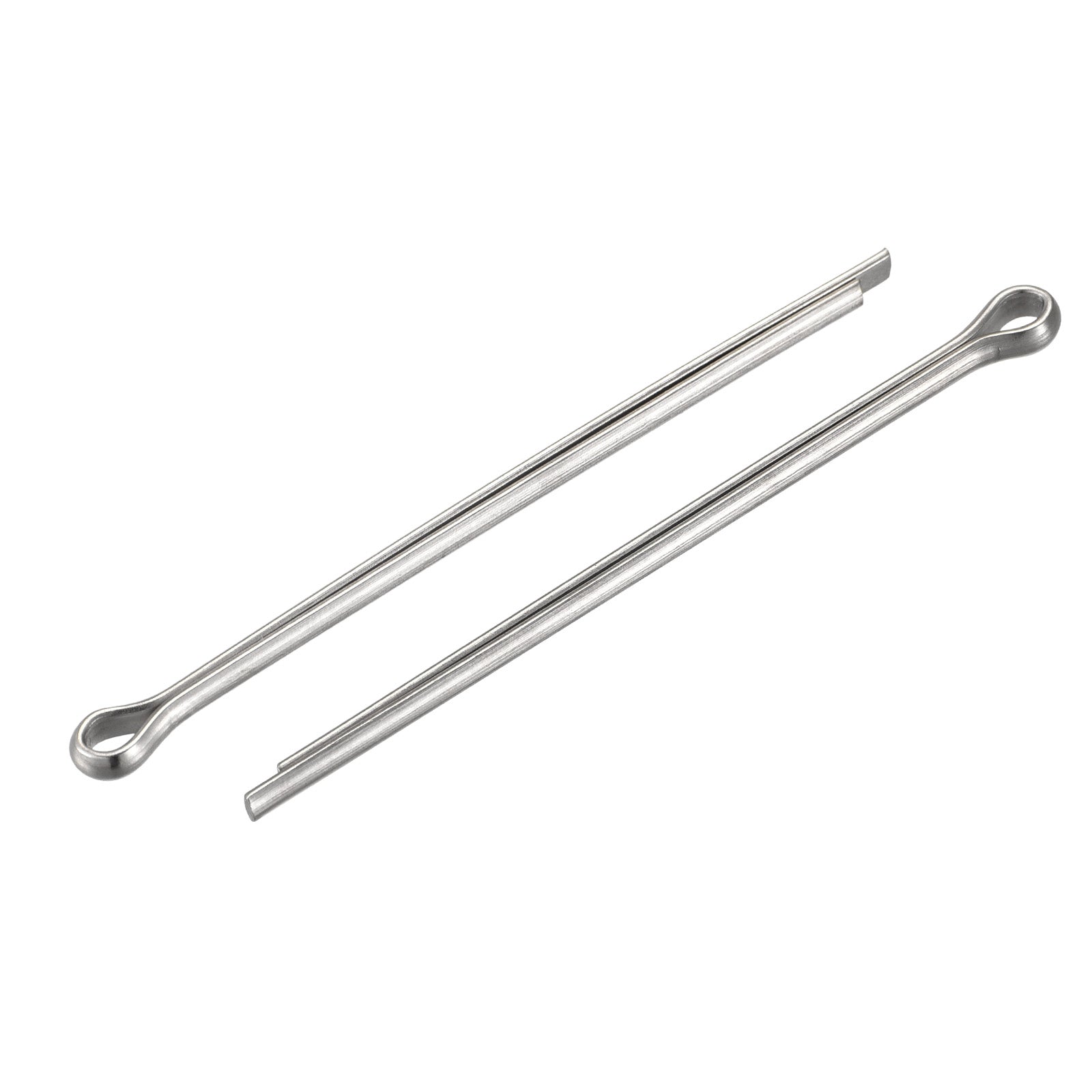 Uxcell 304 Stainless Steel Cotter Pins, 3mm x 55mm Hairpin Clip ...