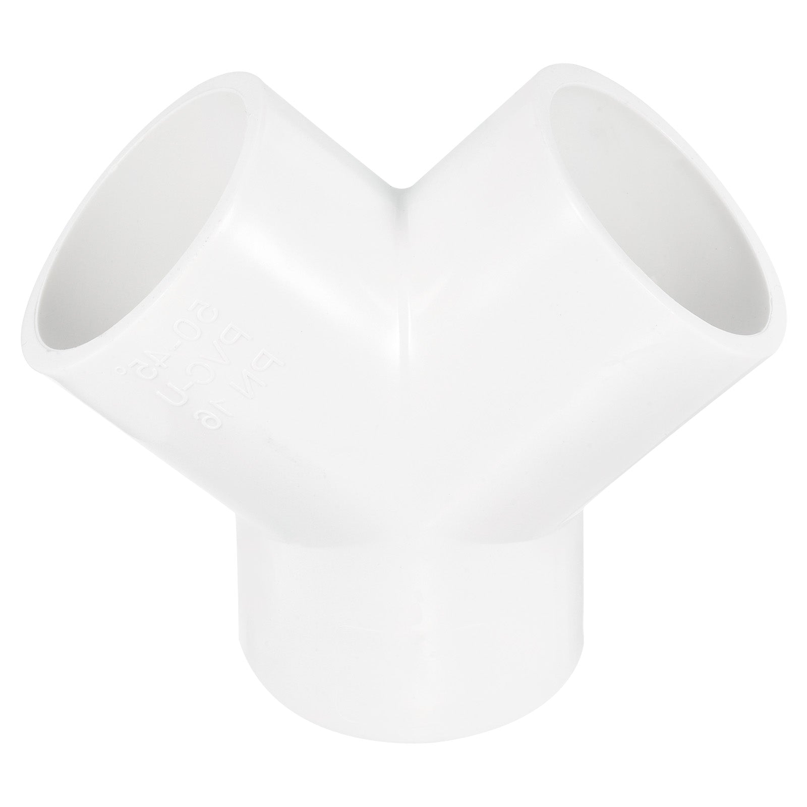 50mm PVC Pipe Fittings 3 Way Y Shape Water Joint Connectors Adapters ...