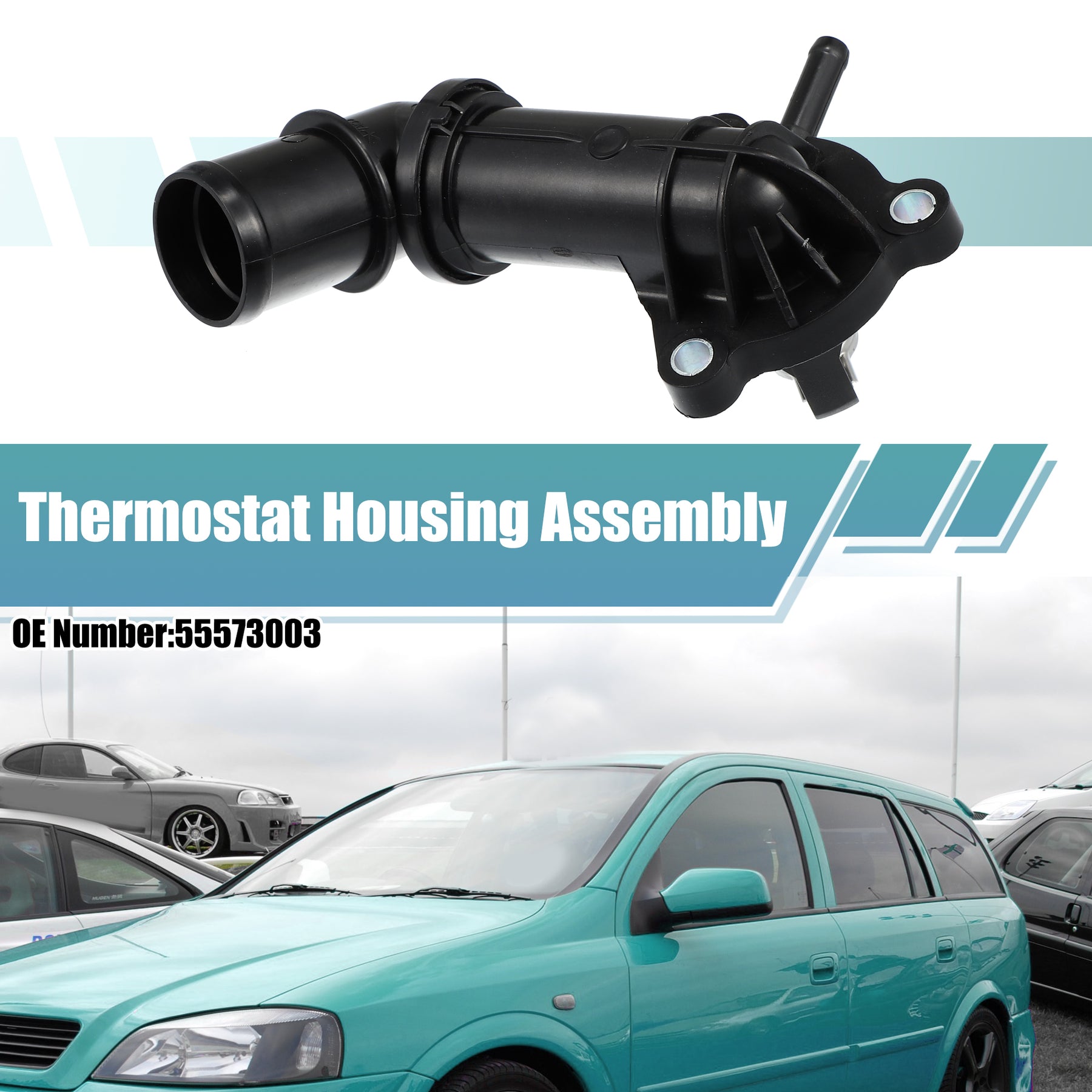 55573003 Engine Coolant Thermostat Housing Assembly for Vauxhall for ...