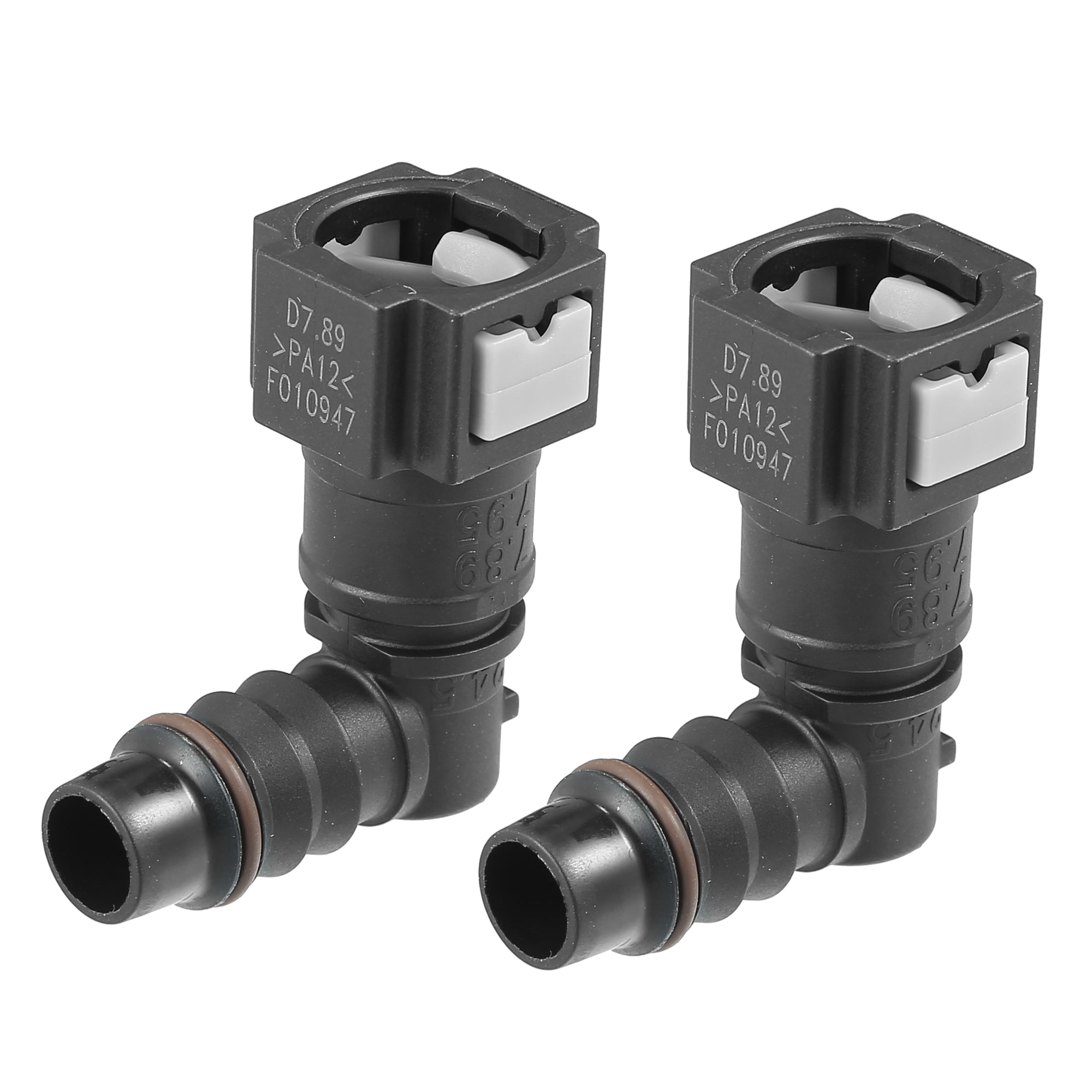 2pcs Fuel Line Connect 90 Degree Adapter Connect for 5/16 to 3/8 Nylon ...