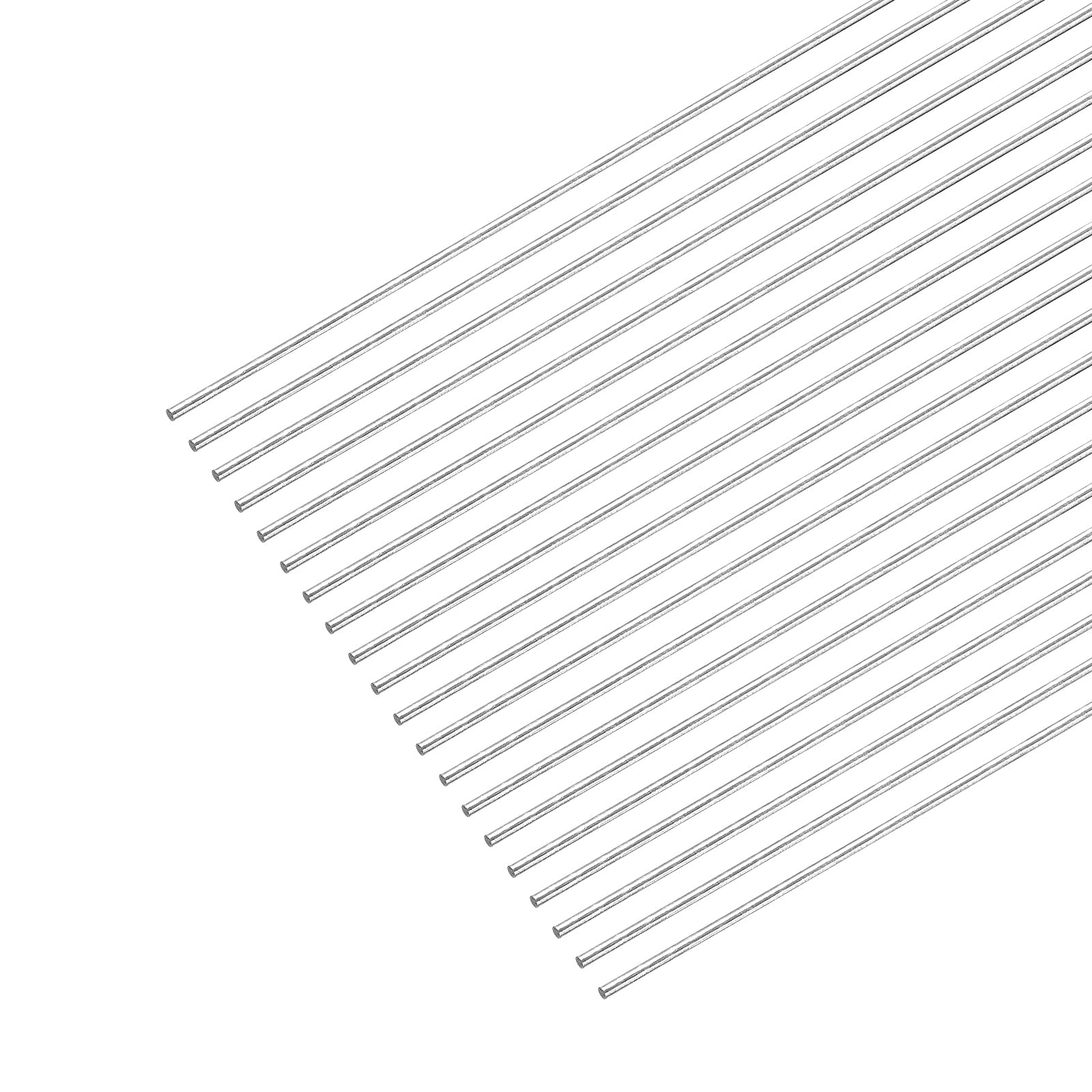 304 Stainless Steel Round Rods, 0.5mm x 400mm Solid Shaft Rods Pack of ...
