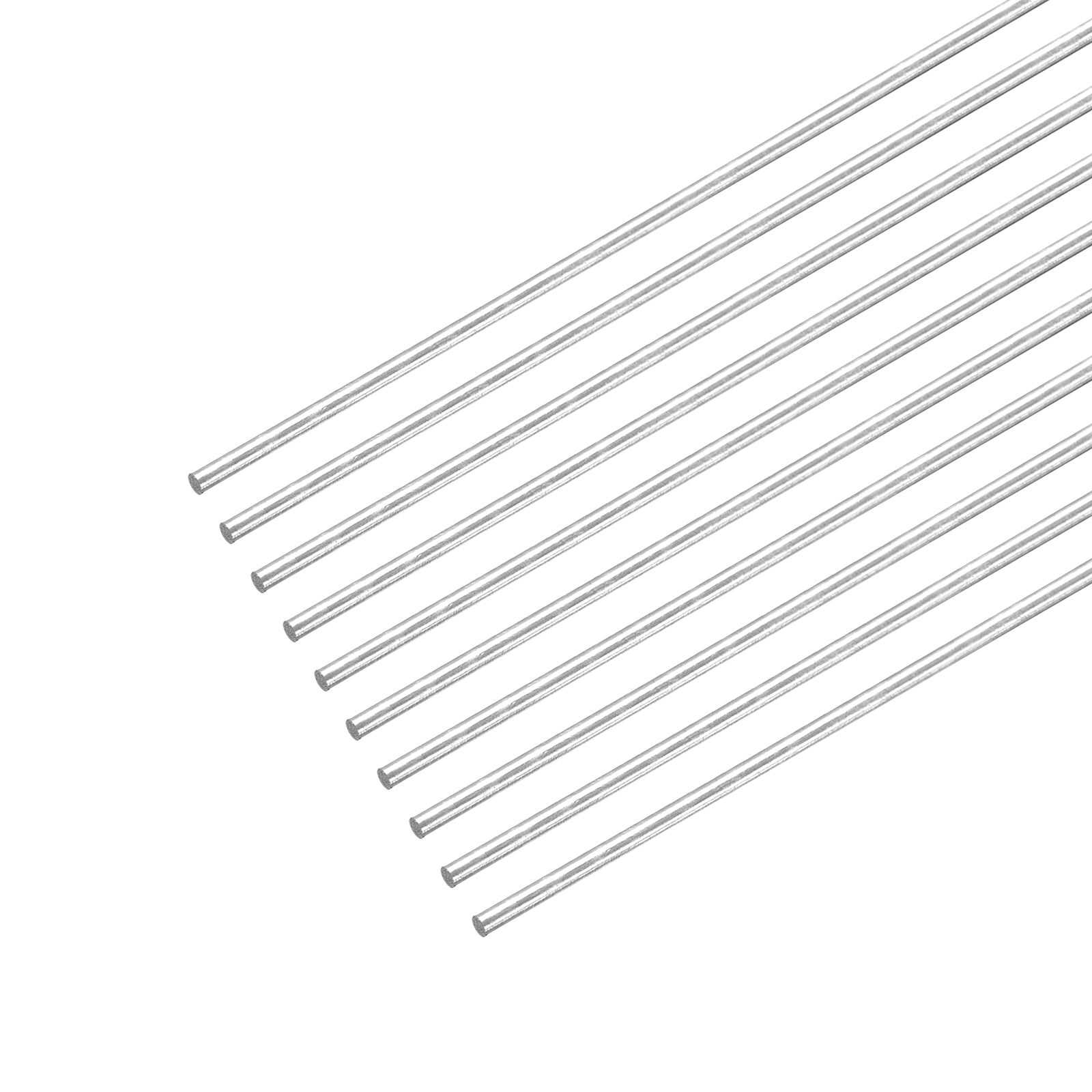 304 Stainless Steel Round Rods, 0.8mm x 200mm Solid Shaft Rods Pack of ...