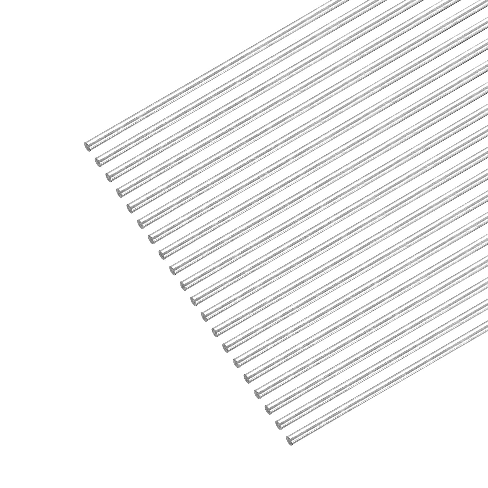 304 Stainless Steel Round Rods, 0.8mm x 200mm Solid Shaft Rods Pack of ...