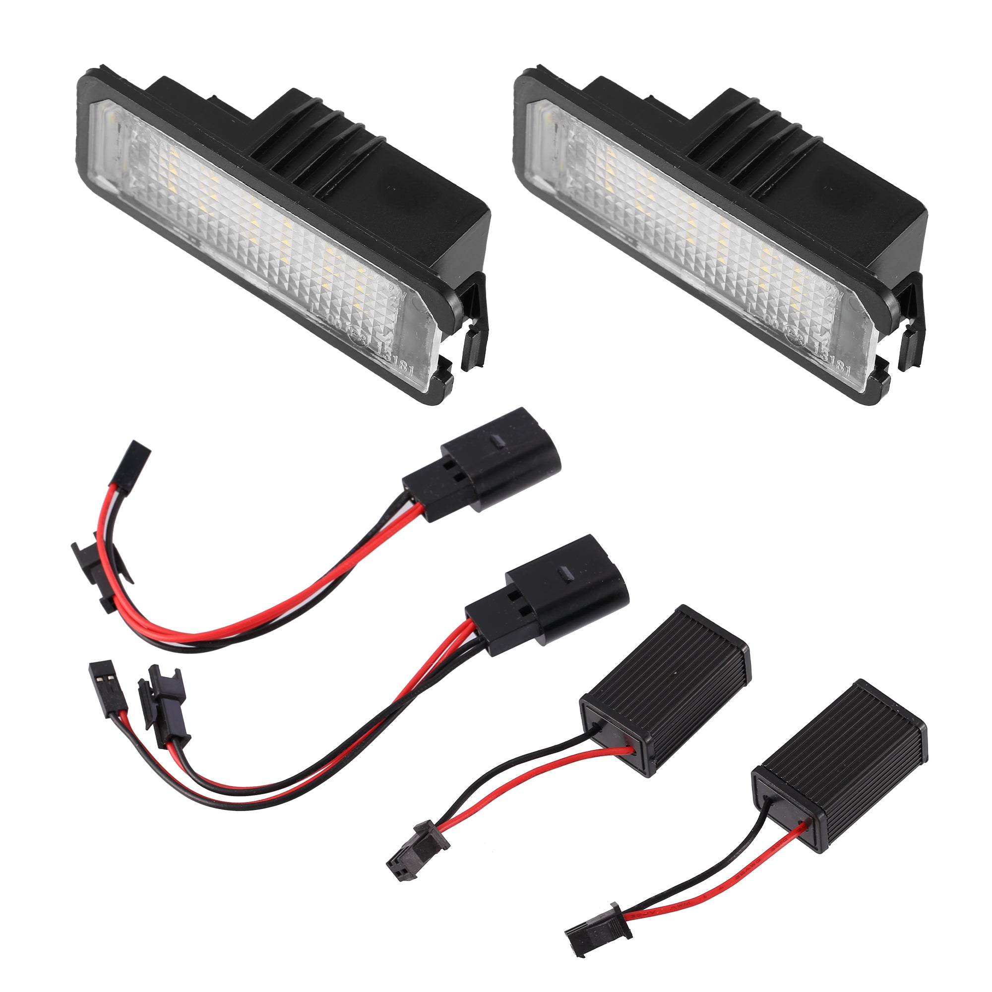 2pcs LED License Plate Light Car Number Lamp Replacement White Light ...