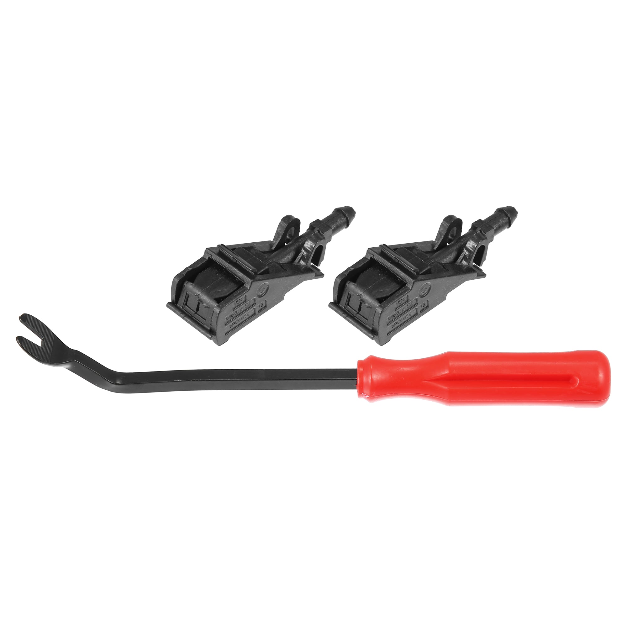 3pcs Front Windshield Wiper Washer Nozzle Spray Jet Kit 6E0955985 for ...