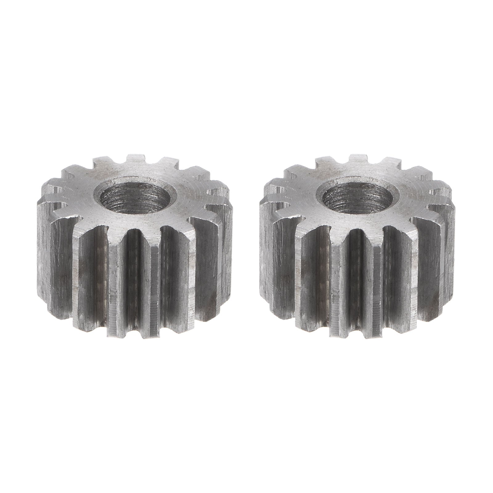 2pcs Straight Spur Gear 6mm Inner Aperture 15T 1 Module 45# Steel Motor ...