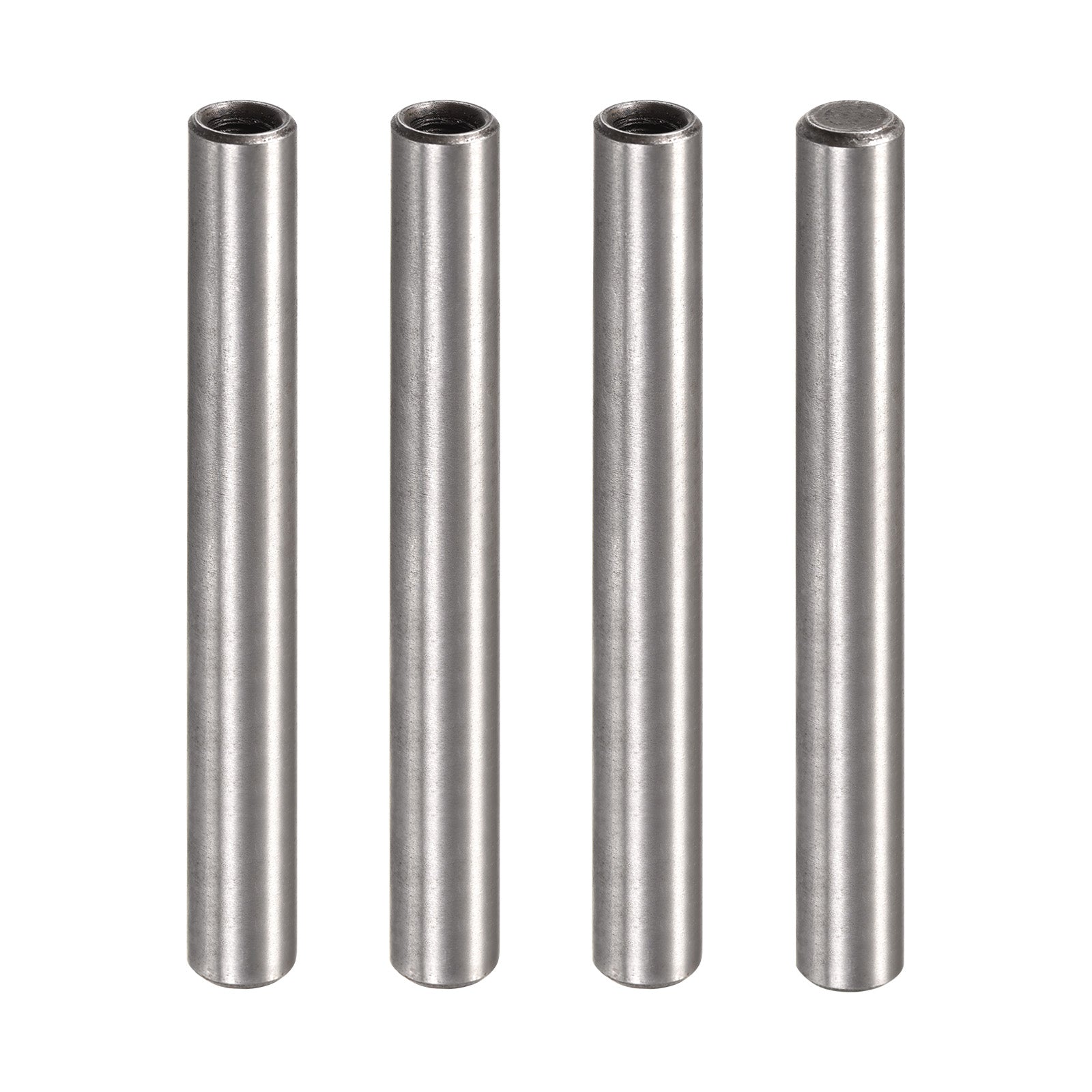 Uxcell M5 Internal Thread Dowel Pin 4pcs 8x80mm Chamfering Flat Carbon ...