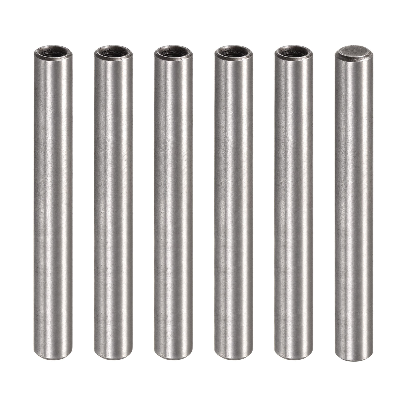 Uxcell M5 Internal Thread Dowel Pin 6pcs 8x90mm Chamfering Flat Carbon ...