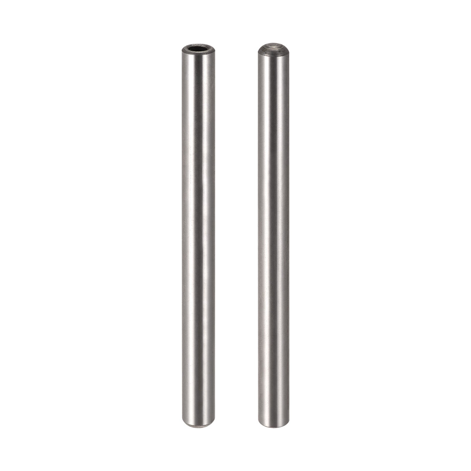 Uxcell M5 Internal Thread Dowel Pin 2pcs 8x100mm Chamfering Flat Carbon ...