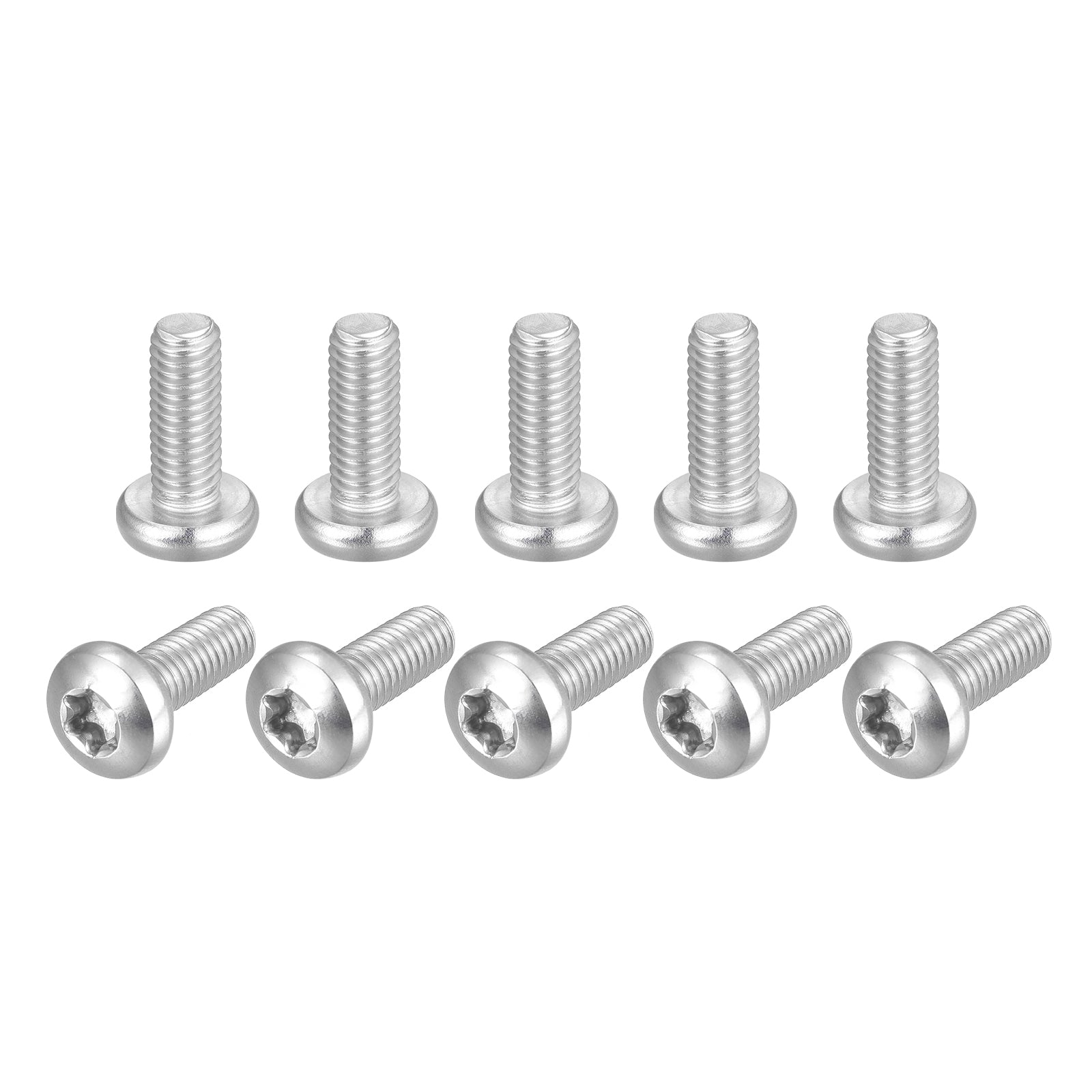 Uxcell M6x16mm Torx Security Machine Screws, 20pcs 316 Stainless Steel Pan Head Screw | Harfington