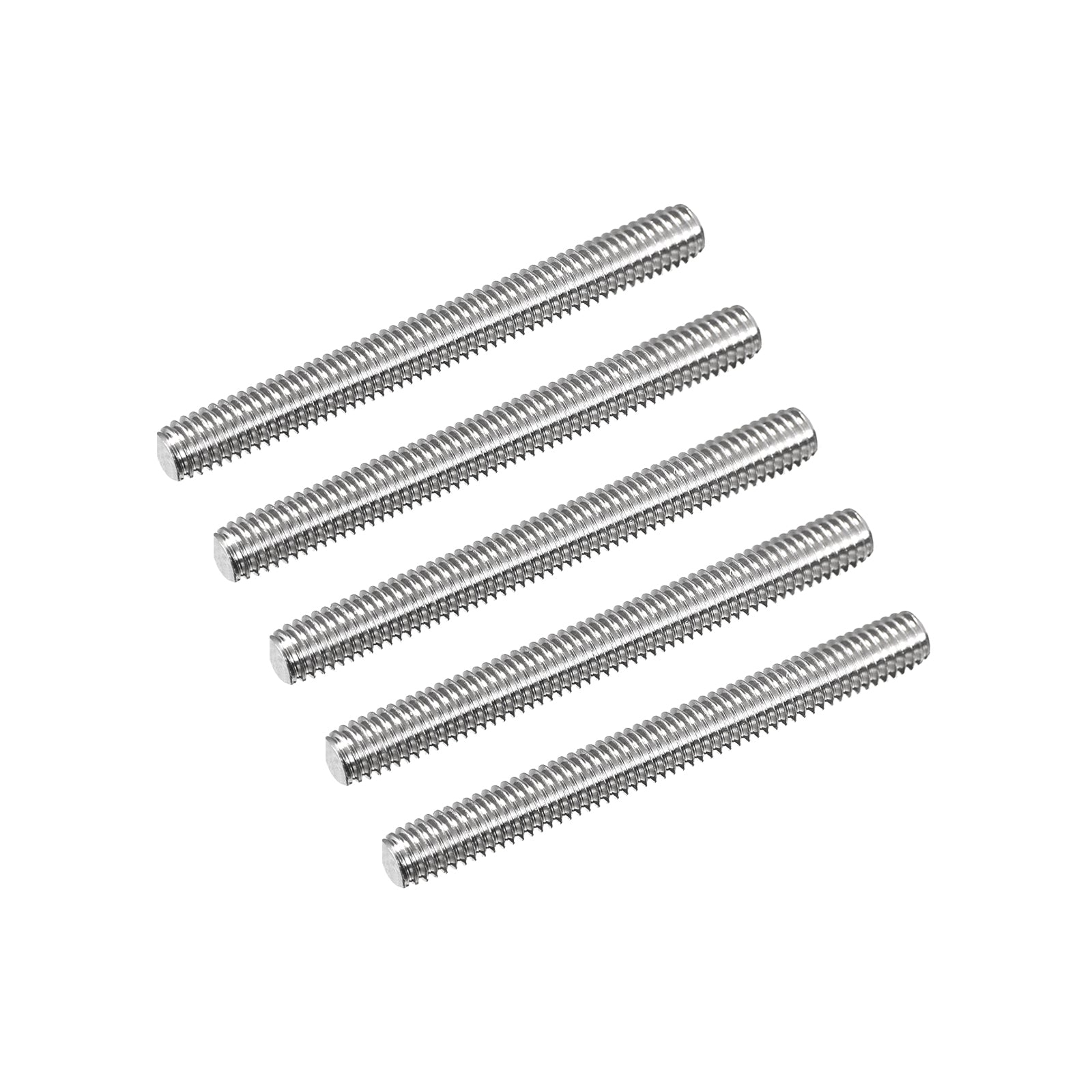 Fully Threaded Rod M6 x 55mm 1mm Pitch 304 Stainless Steel Right Hand ...