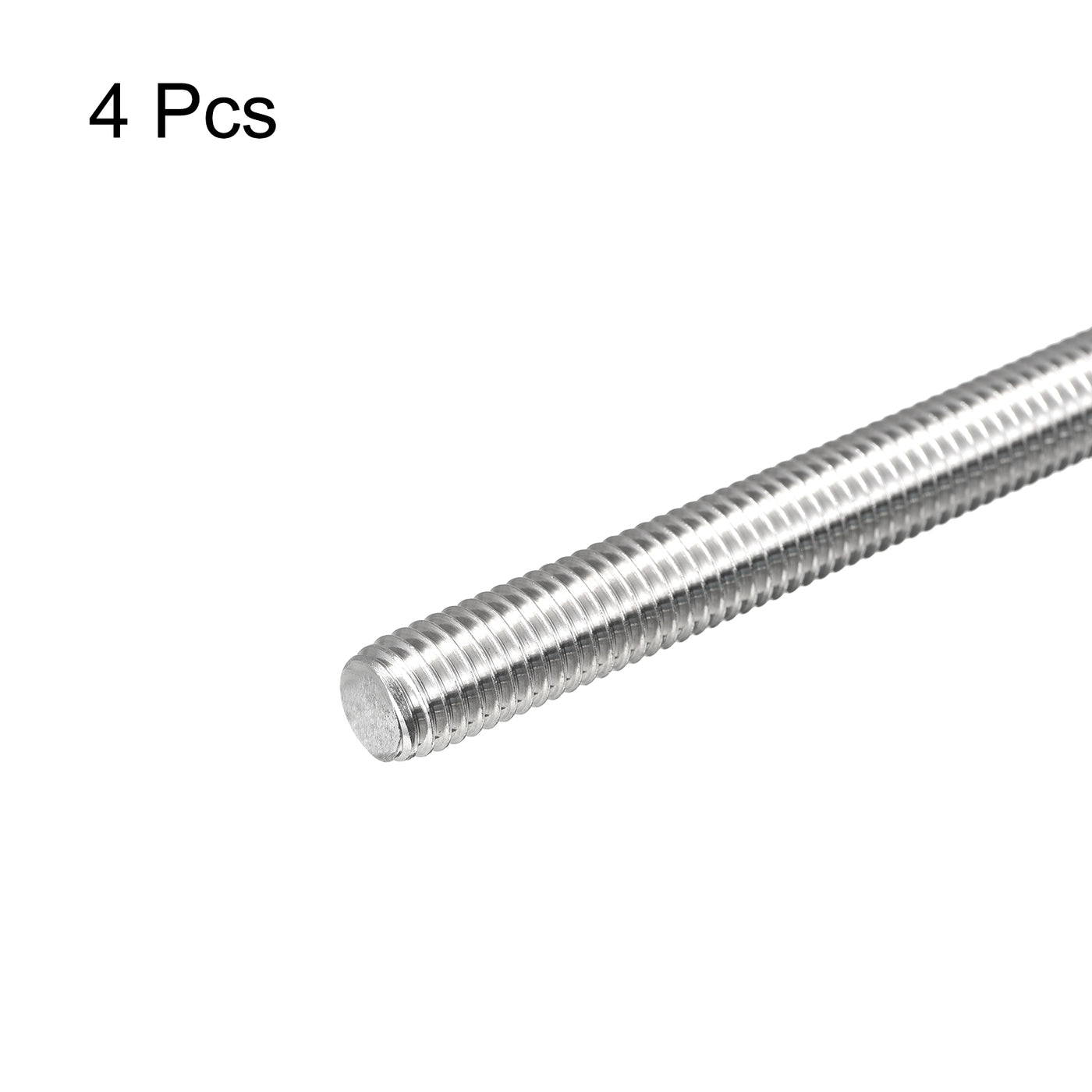 Fully Threaded Rod M10x160mm 1.5mm Pitch 304 Stainless Steel Right Hand ...