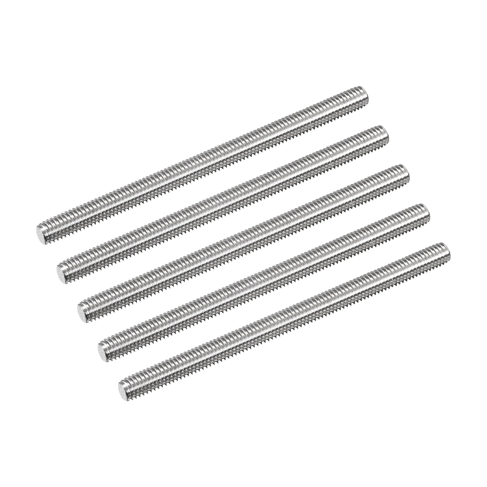 Fully Threaded Rod M6x90mm 1mm Pitch 304 Stainless Steel Right Hand ...
