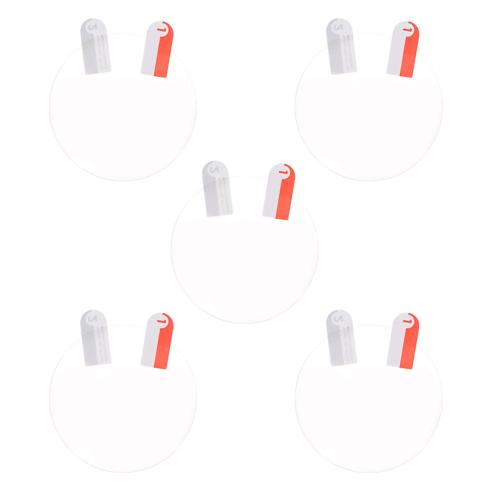 50mm Dia 0.22mm Thick Round High Definition Soft PET Watch Screen ...