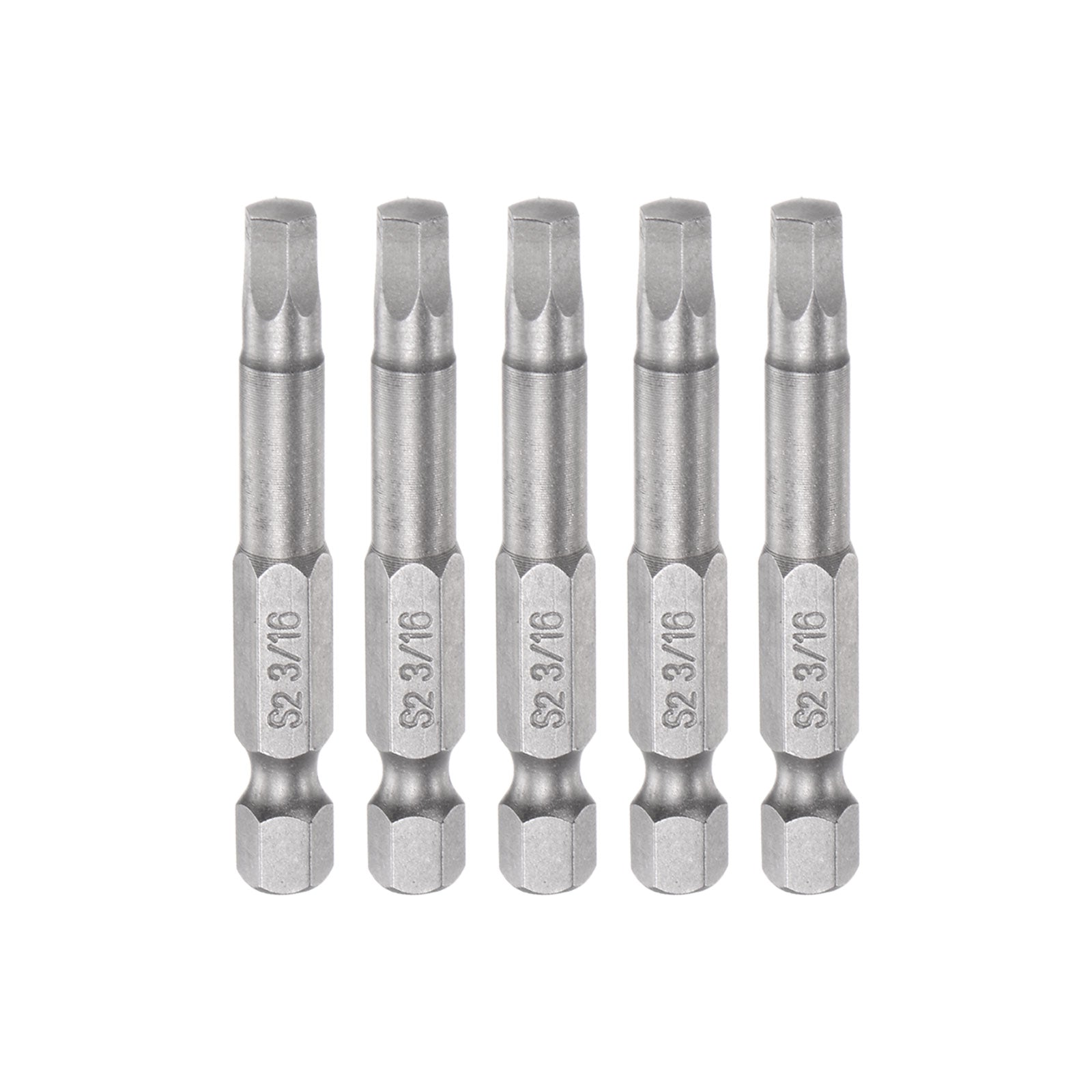 5pcs 3/16" Hex Screwdriver Bit 1/4" Hex Shank 2" Length Magnetic Power ...
