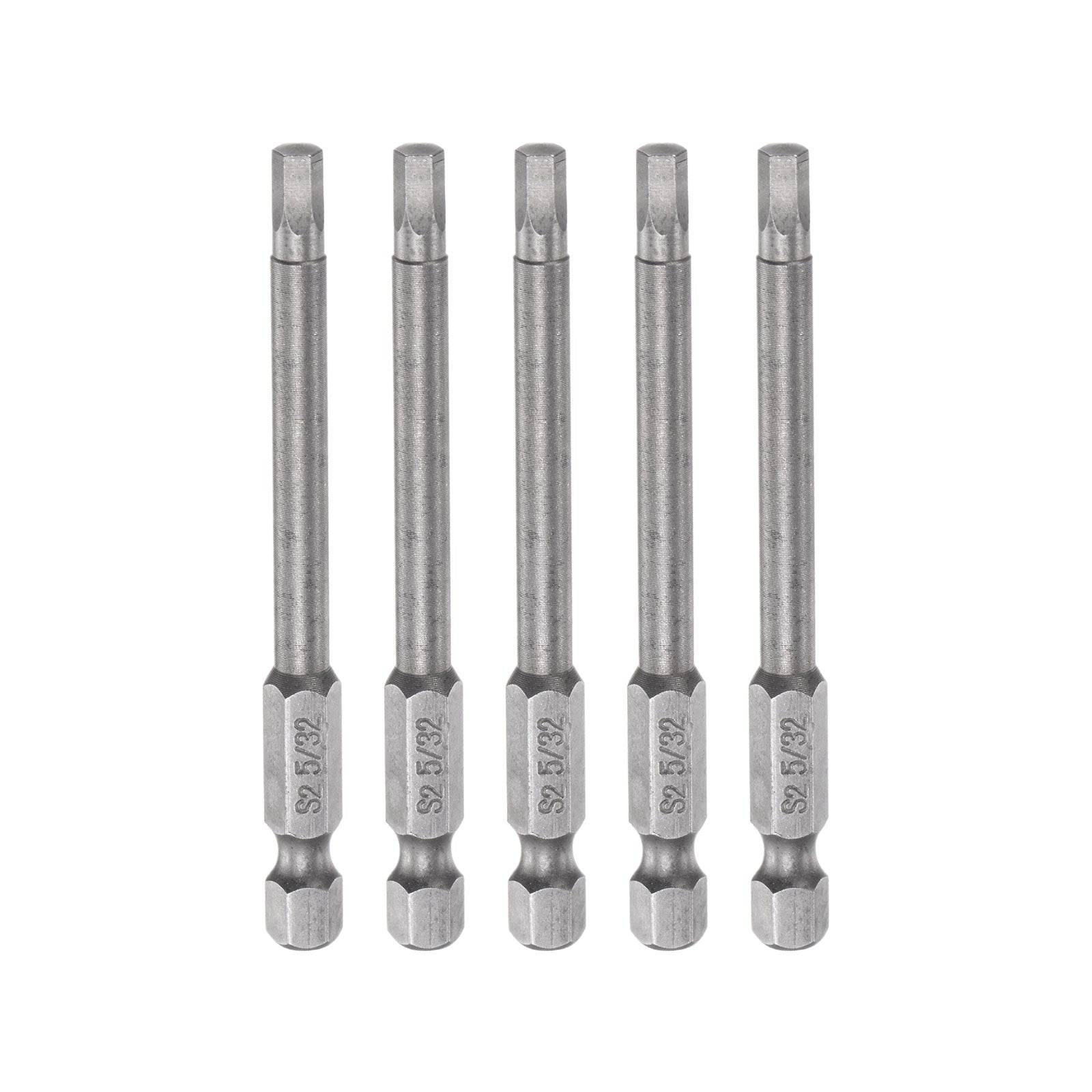 5pcs 5/32" Hex Screwdriver Bit 1/4" Hex Shank 3" Length Magnetic Power ...