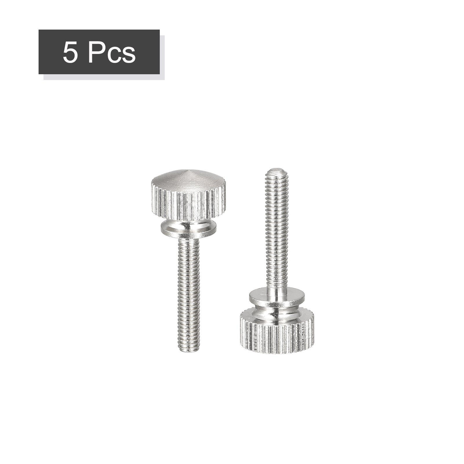 Uxcell Knurled Thumb Screws, M3x16mm Brass Shoulder Bolts Grip Knobs ...