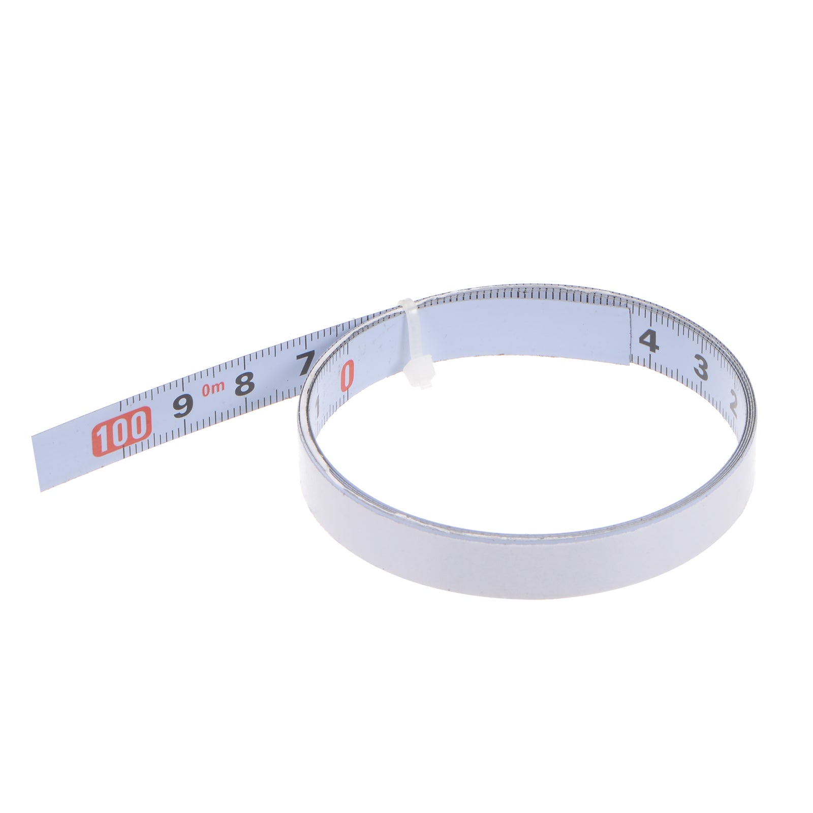 Adhesive Back Tape Measure 100cm Metric Right to Left Steel Sticky ...