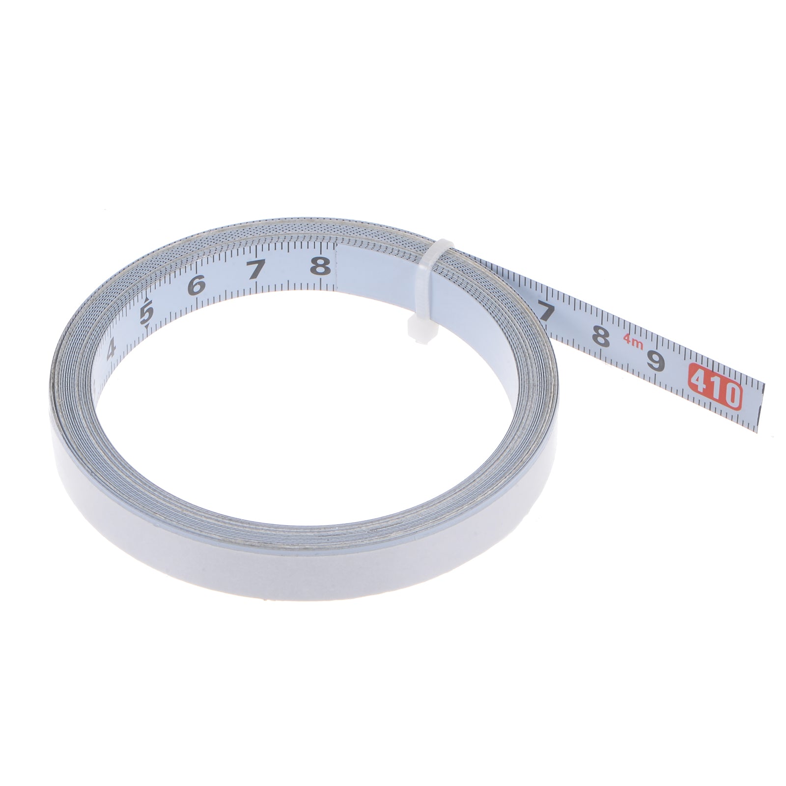 Adhesive Back Tape Measure 400cm Left to Right Read Steel Sticky Ruler ...