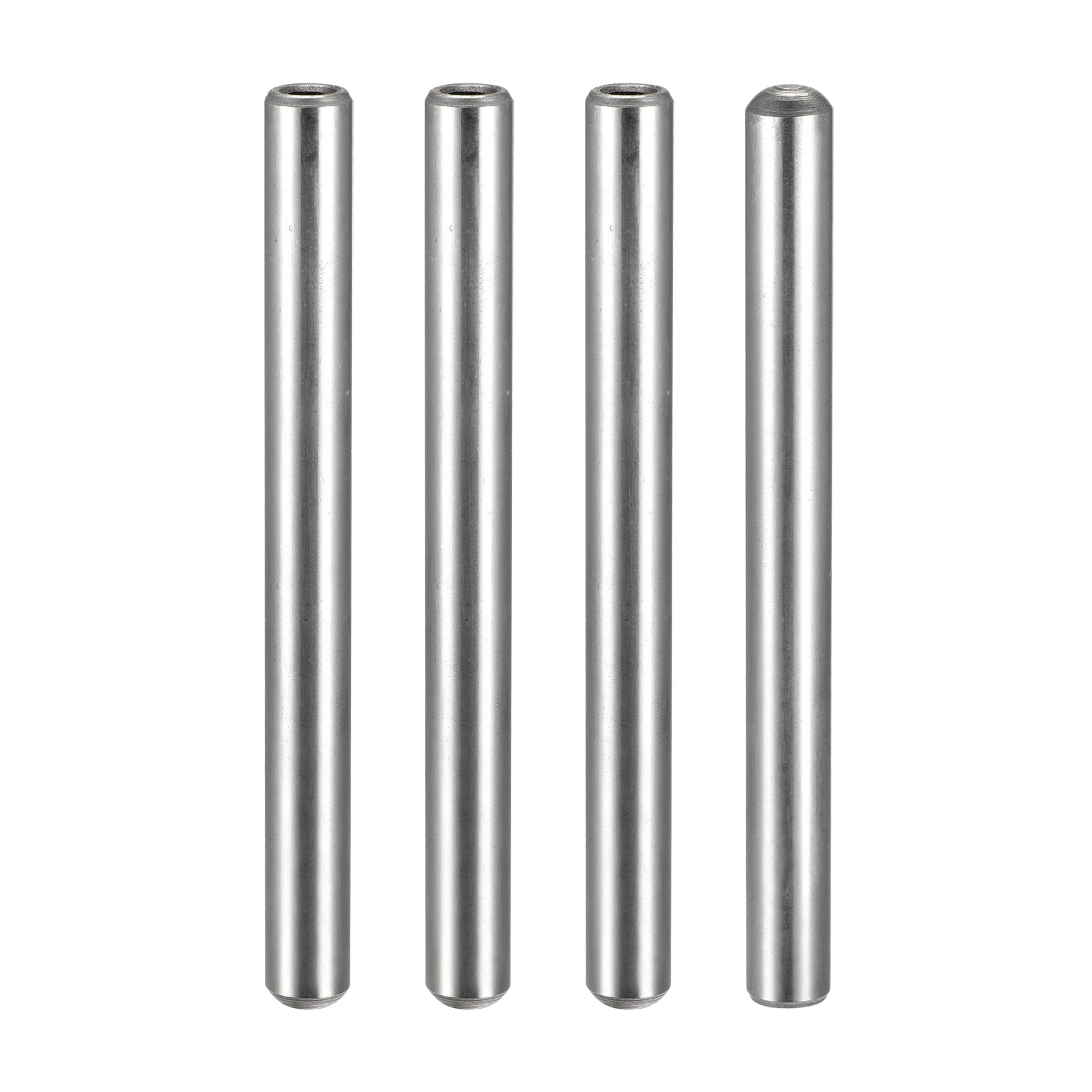 Uxcell M6 Internal Thread Dowel Pin 4pcs 12x130mm Chamfering Flat ...