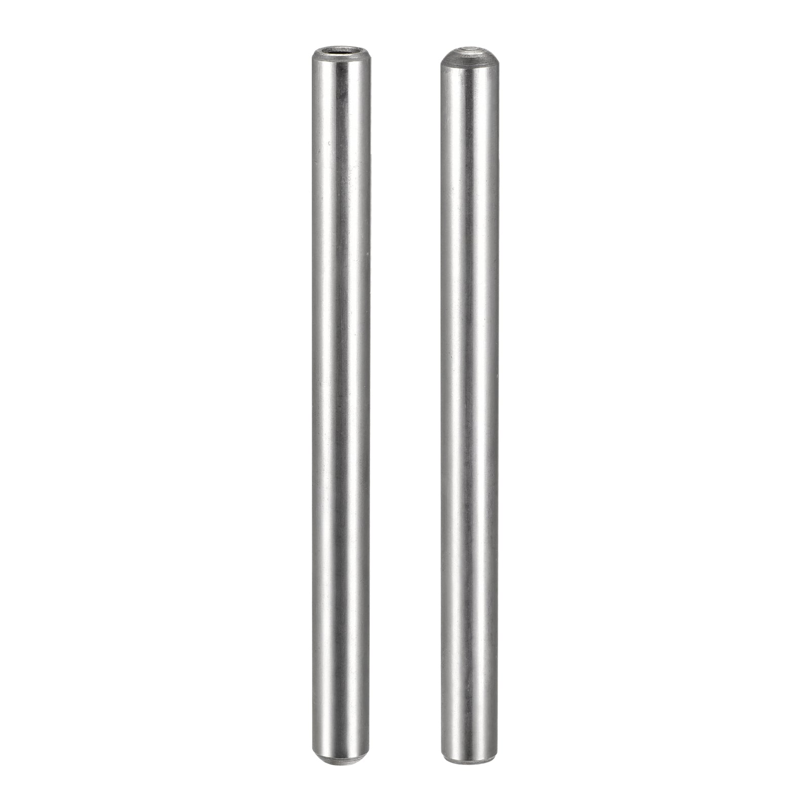 Uxcell M6 Internal Thread Dowel Pin 2pcs 12x150mm Chamfering Flat ...