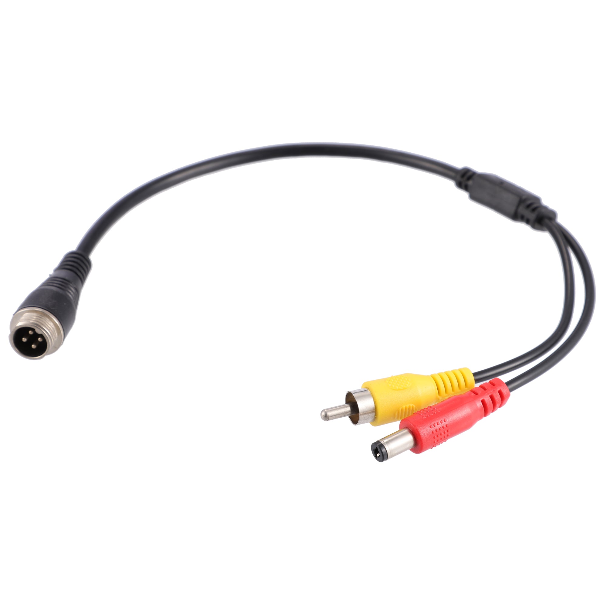 1pcs Car Camera Adapter 4 Pin to RCA Adapter 12.71mm 4-Pin Male to RCA ...