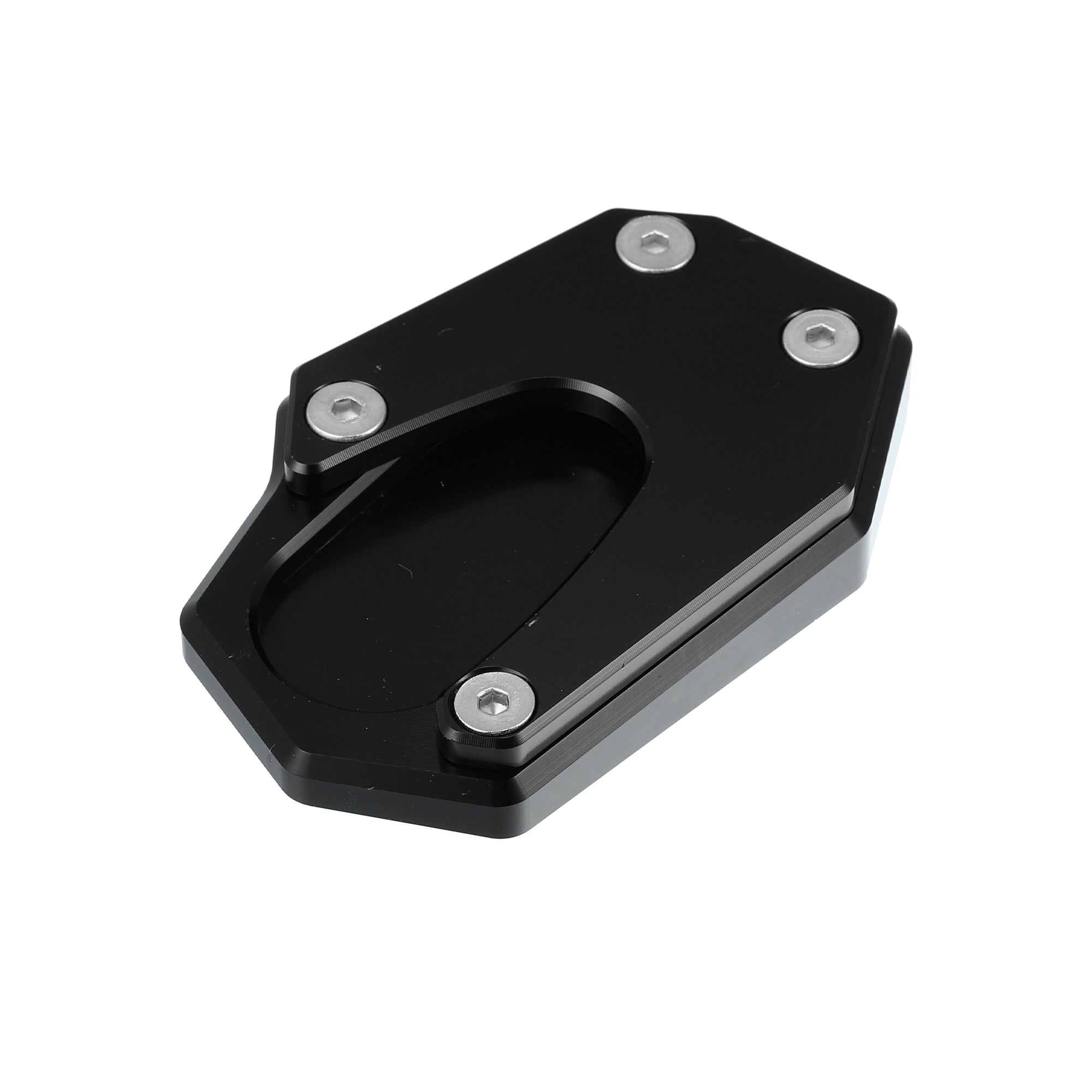 Motorcycle Kickstand Plate Pad Aluminum Alloy Black for Suzuki V ...