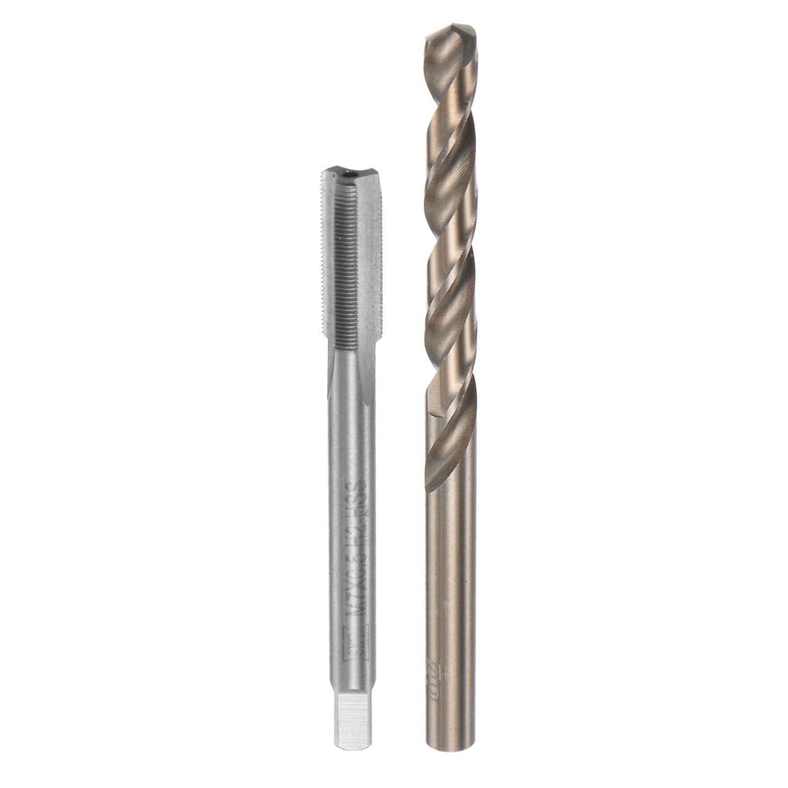 Uxcell Tap & Bit Sets, M7 x 0.5 H2 Straight Flute Machine Thread ...