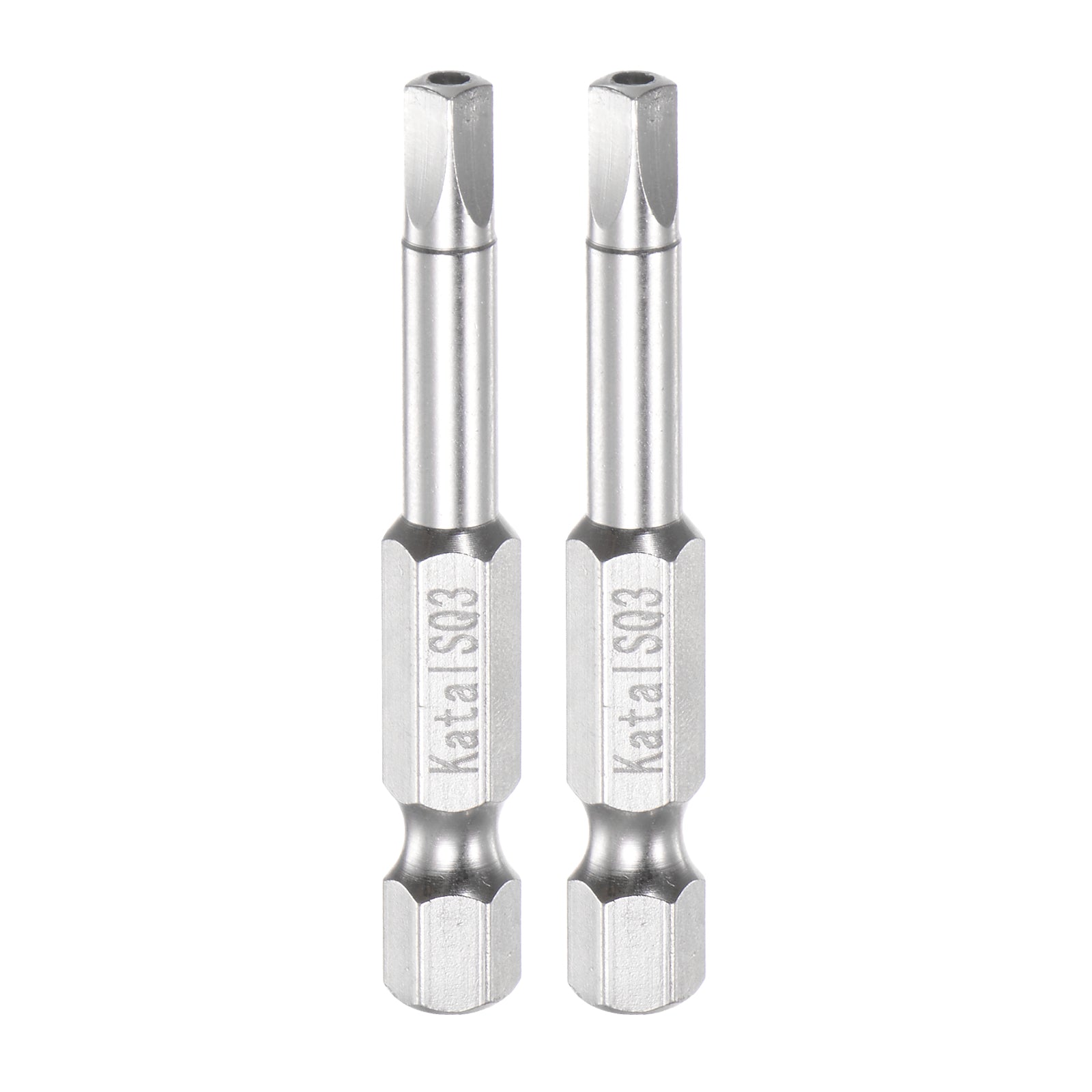 2pcs SQ3 Magnetic Security Square Screwdriver Bit 1/4" Hex Shank 2 ...