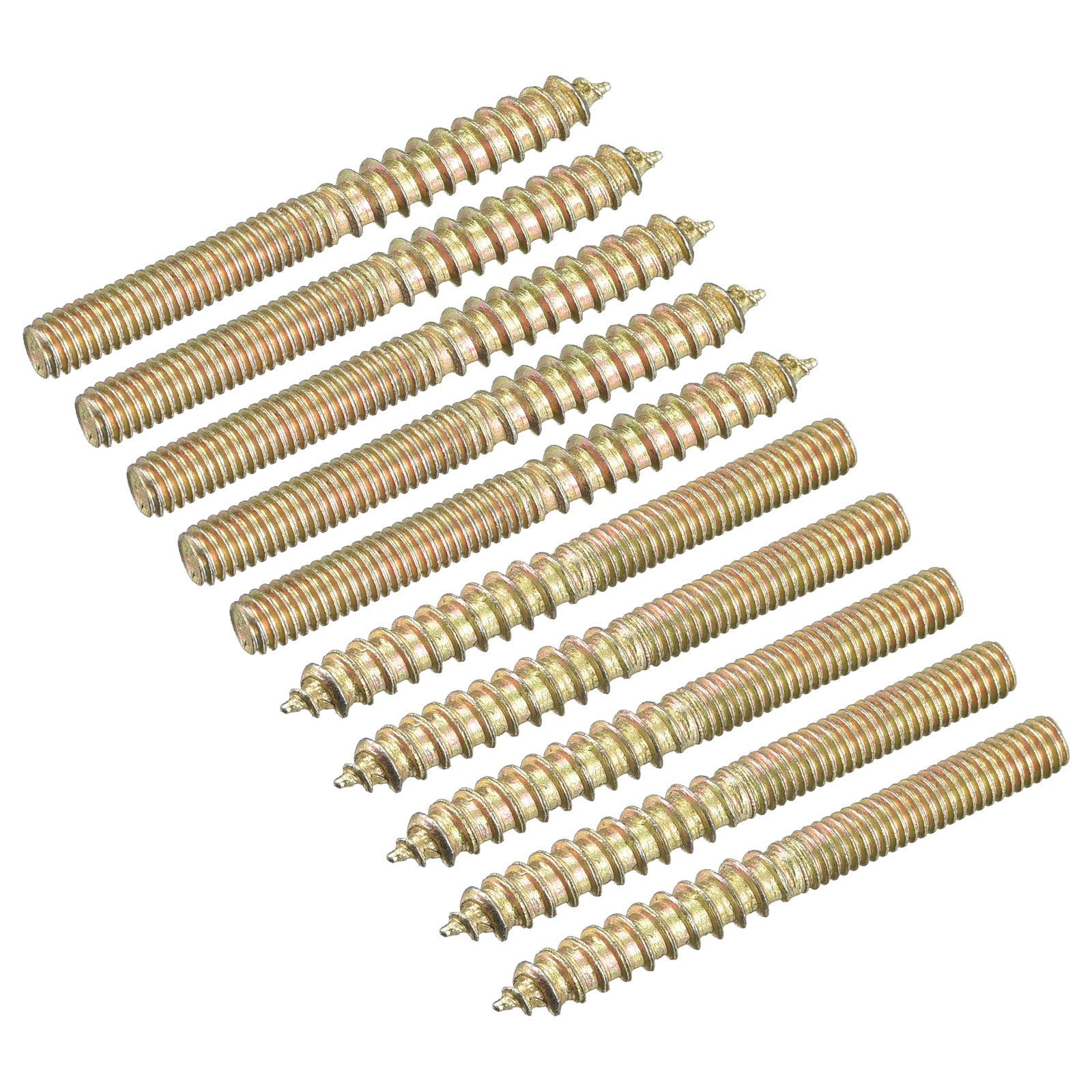 Uxcell M4x40mm Hanger Bolts, 30pcs Double Ended Thread Dowel Screws ...