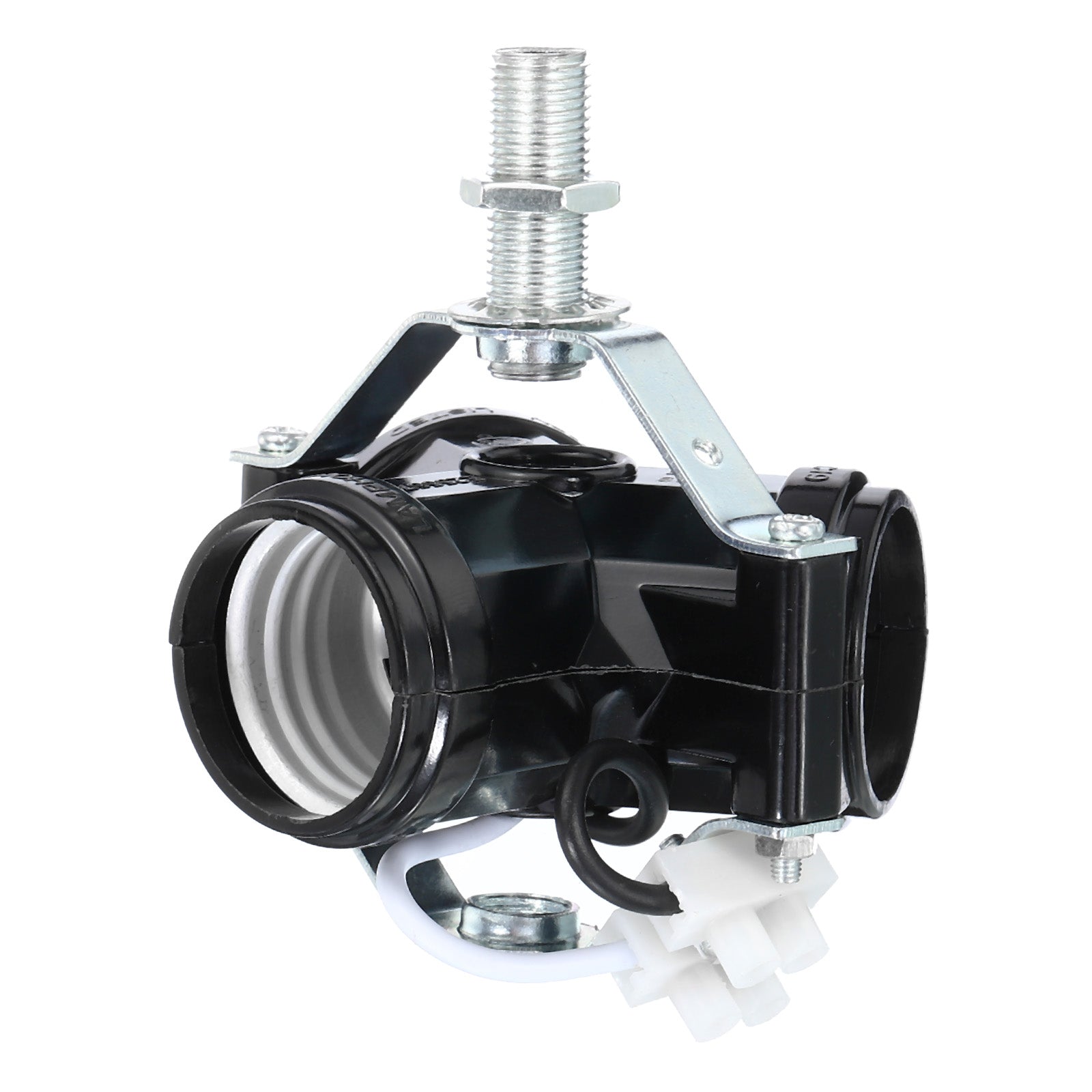 E27 Medium Base Bulb Socket M10 Thread Lamp Holder 3 Light Socket with ...