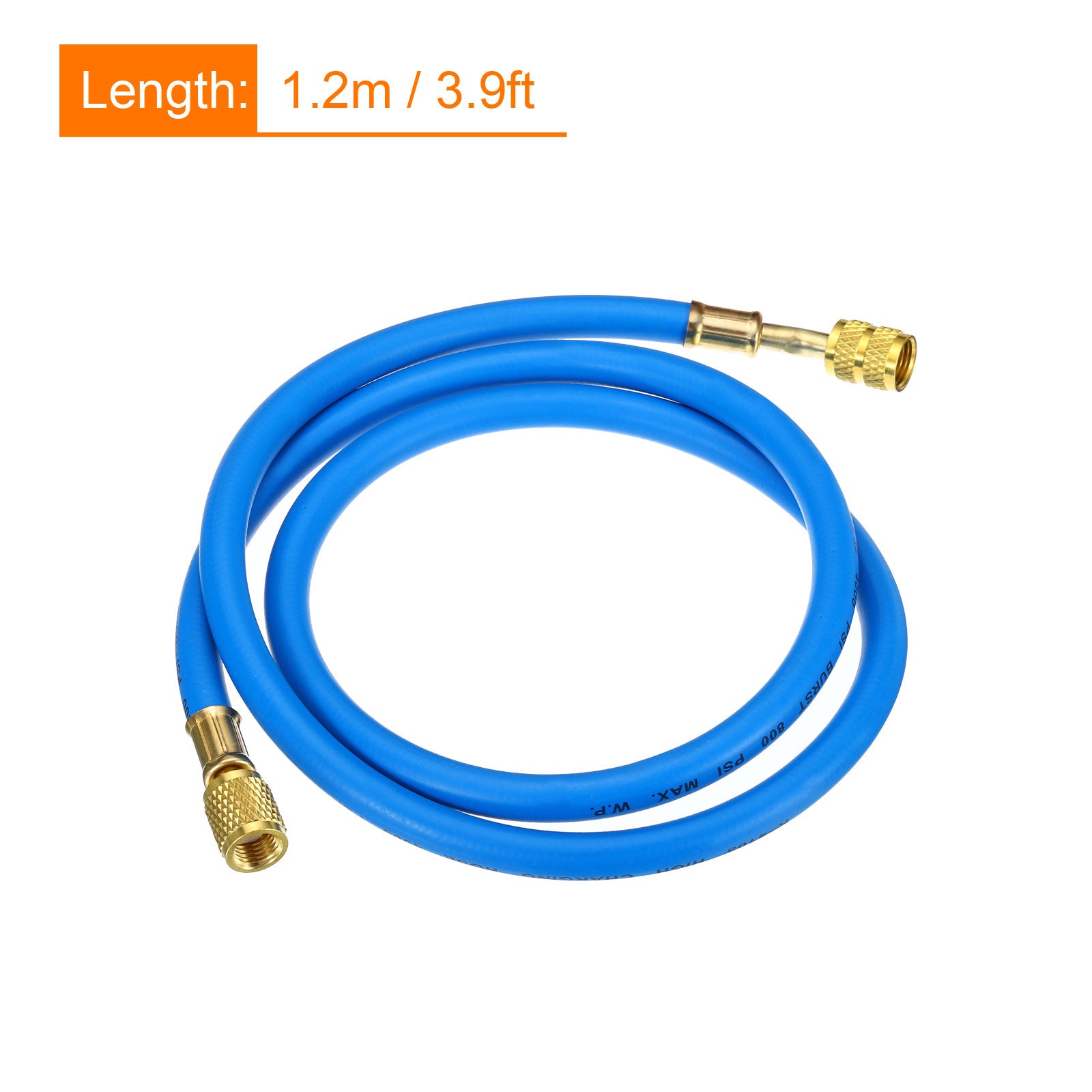 SAE to SAE Refrigerant Charging Hose, PSI HVAC Hose for Air Conditioner ...