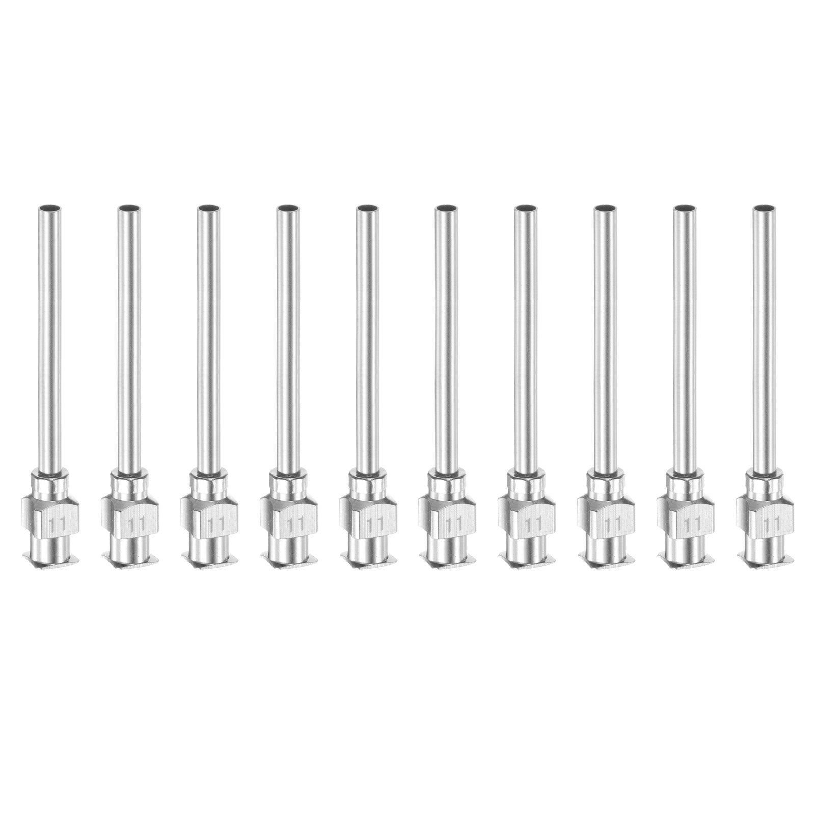 10pcs 11G Stainless Steel Dispensing Needles, 1 1/2" Glue Needle Tube ...