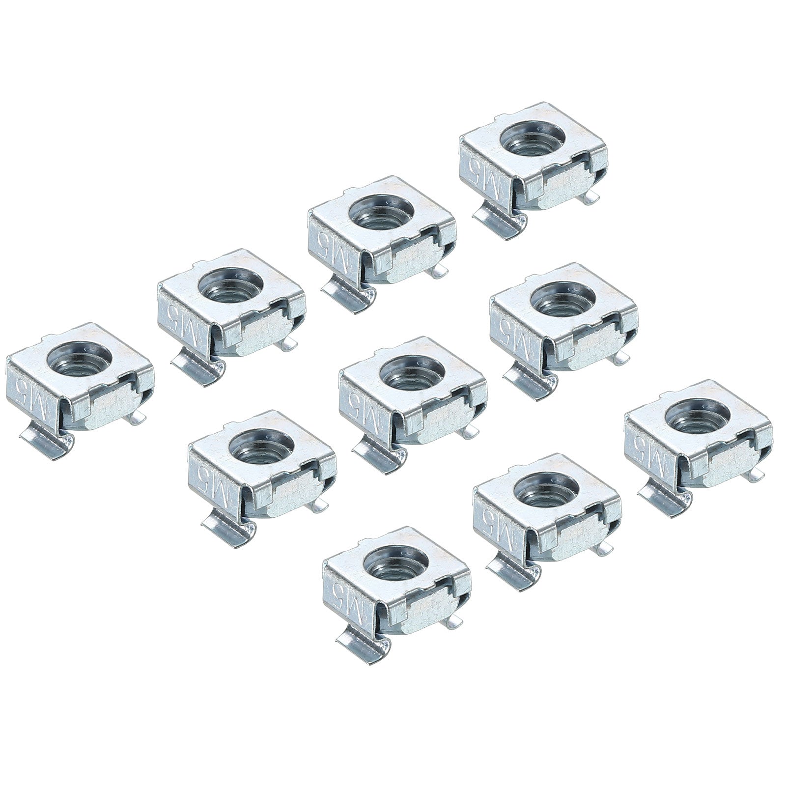 M5 Cage Nut Carbon Steel for Server Rack Cabinet Blue White 30Pcs ...