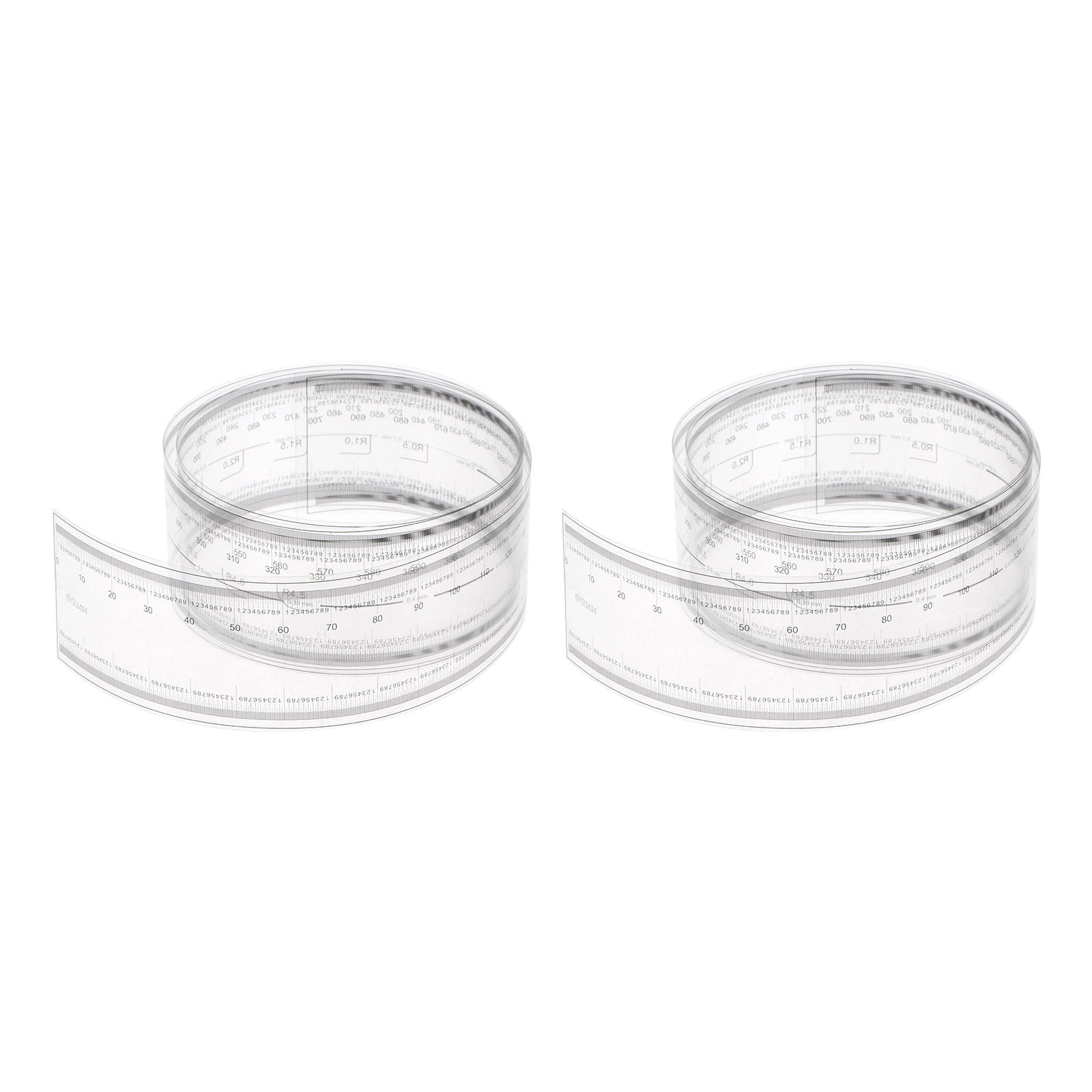 Film Ruler PET with R Angle Width Lines Flexible Ruler | Harfington