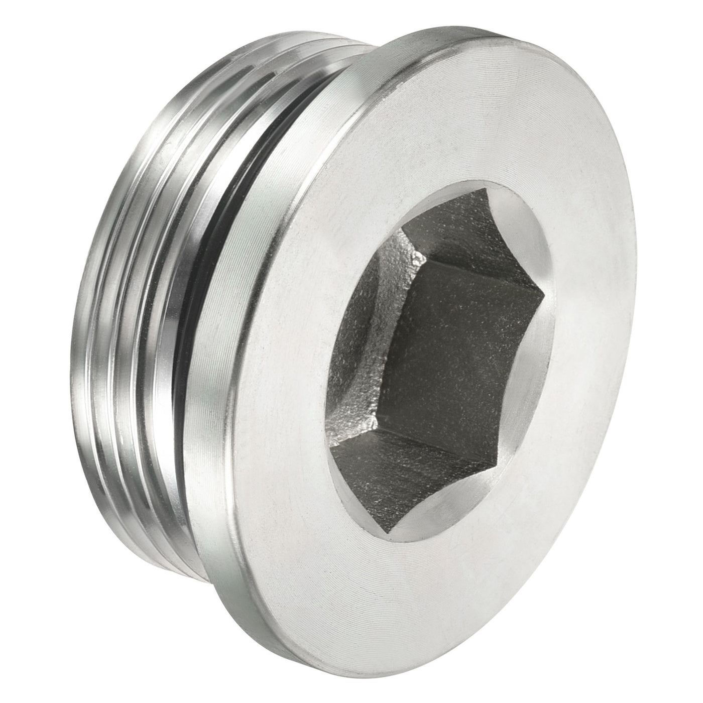 1-5/8-12UNF Hex Head Pipe Fitting Plug, Male Thread 45# Steel Plug | Harfington