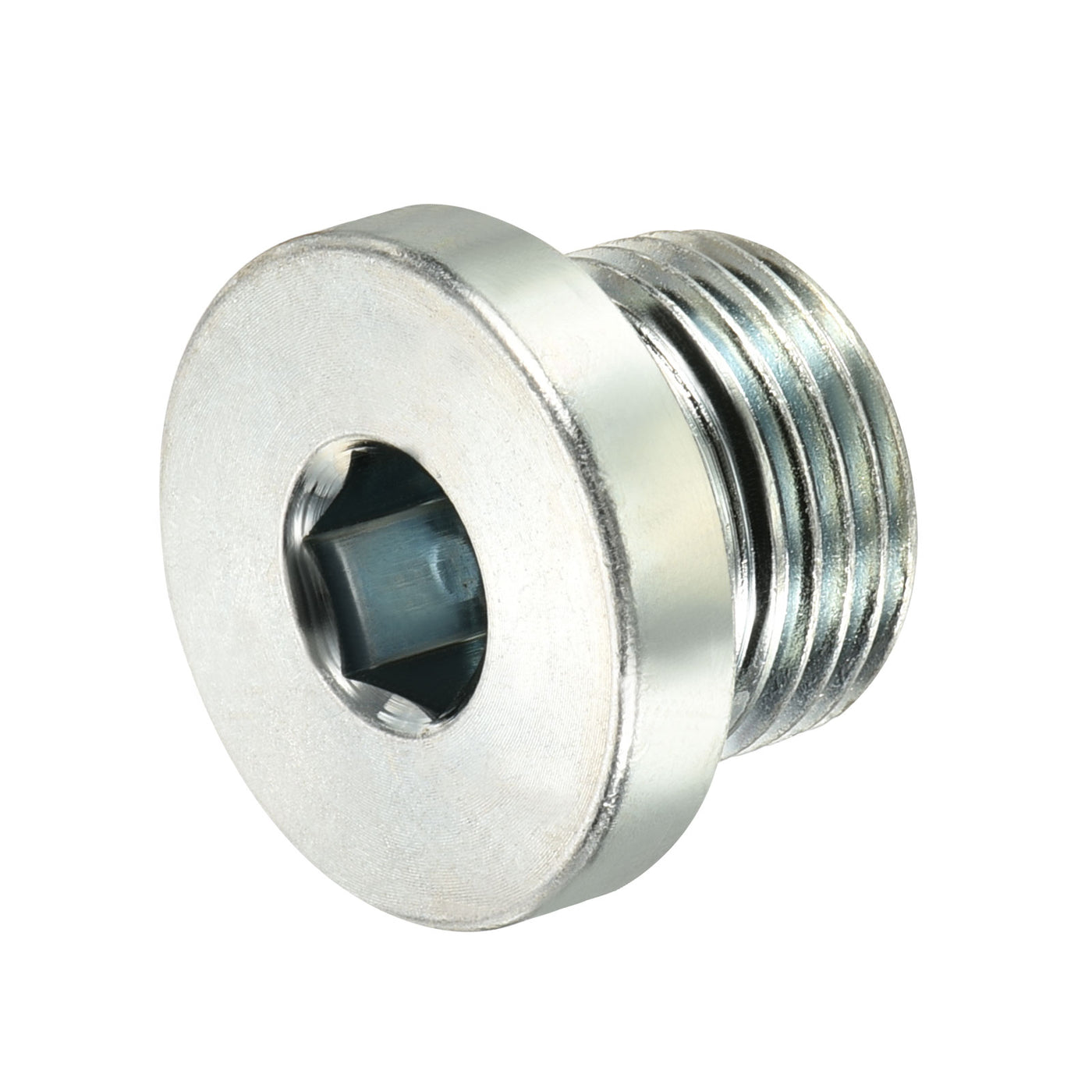 M18*1.5 Hex Head Pipe Fitting Plug, Male Thread 45# Steel Plug | Harfington