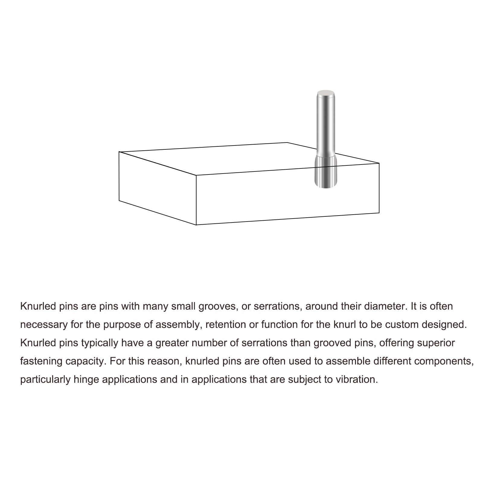 Uxcell 2x50mm 304 Stainless Steel Dowel Pins, 5Pcs Knurled Head Flat ...