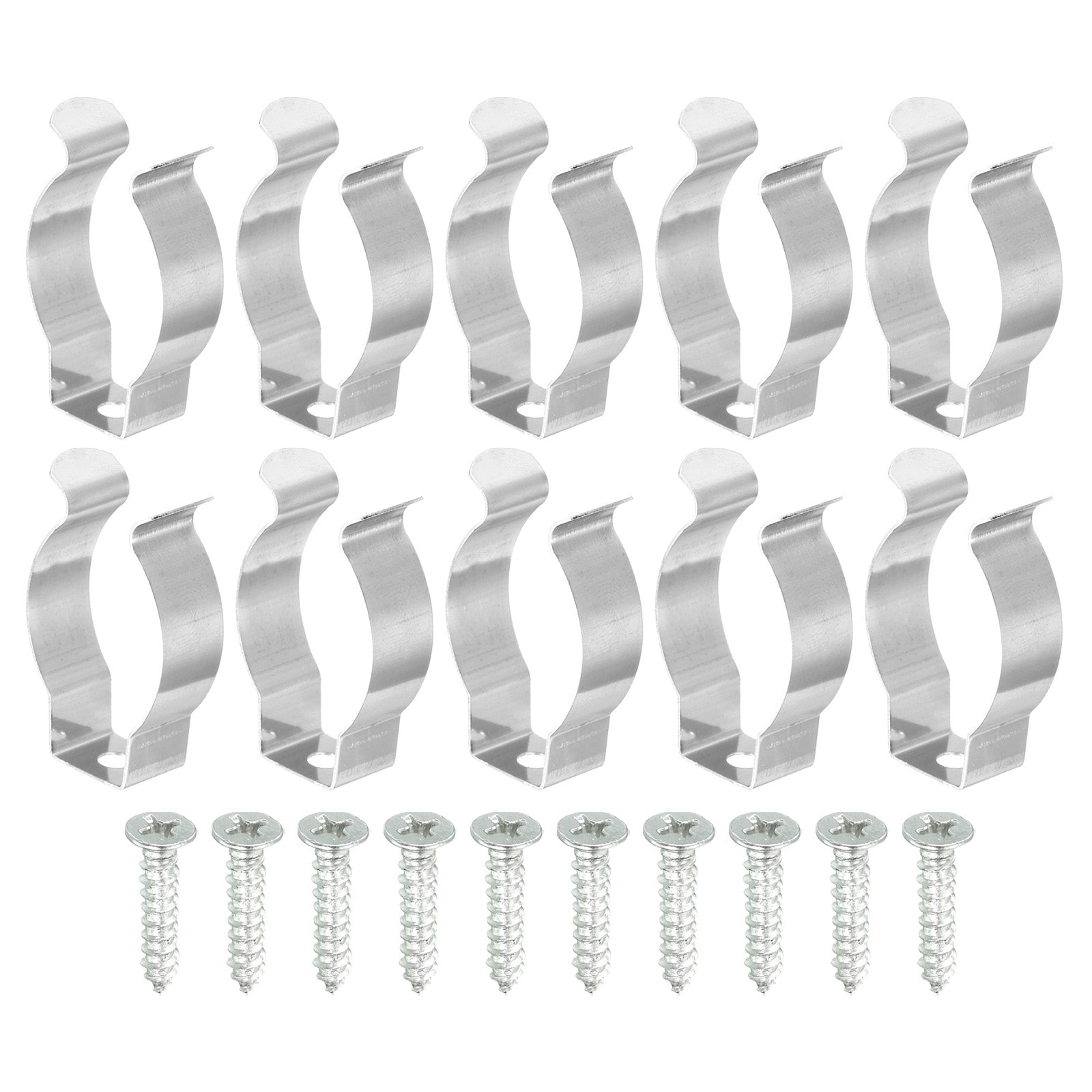 T8 Clips Bracket Hanger Fluorescent Tube Light Fixture Holder Clamps ...