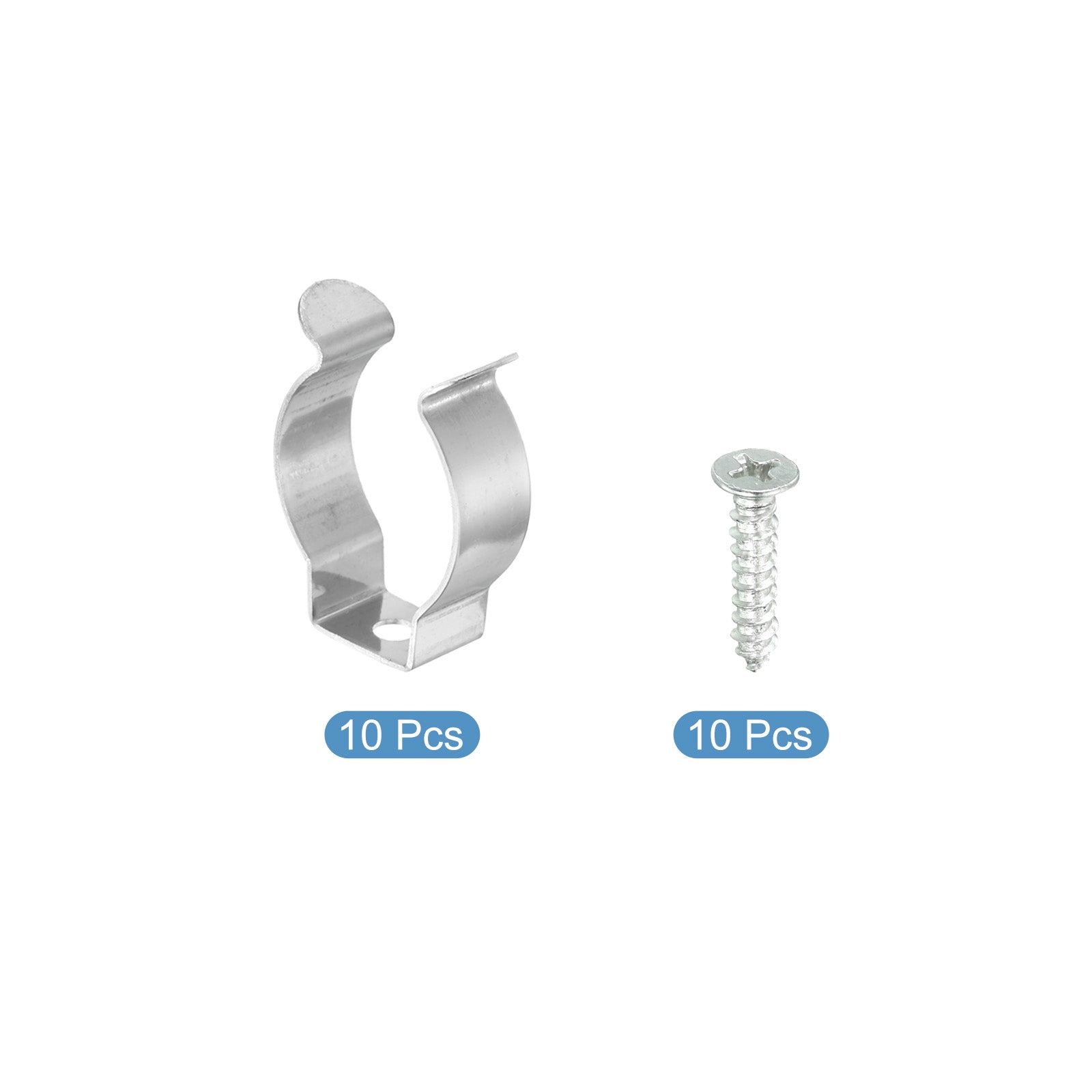 T8 Clips Bracket Hanger Fluorescent Tube Light Fixture Holder U Shape ...