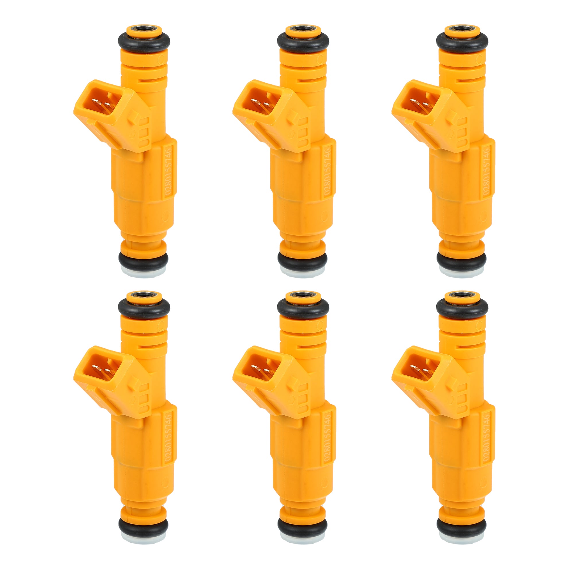 6pcs 0280155746 1275194 9454555 Fuel Injector for Volvo 850 2.3L 2.5L ...