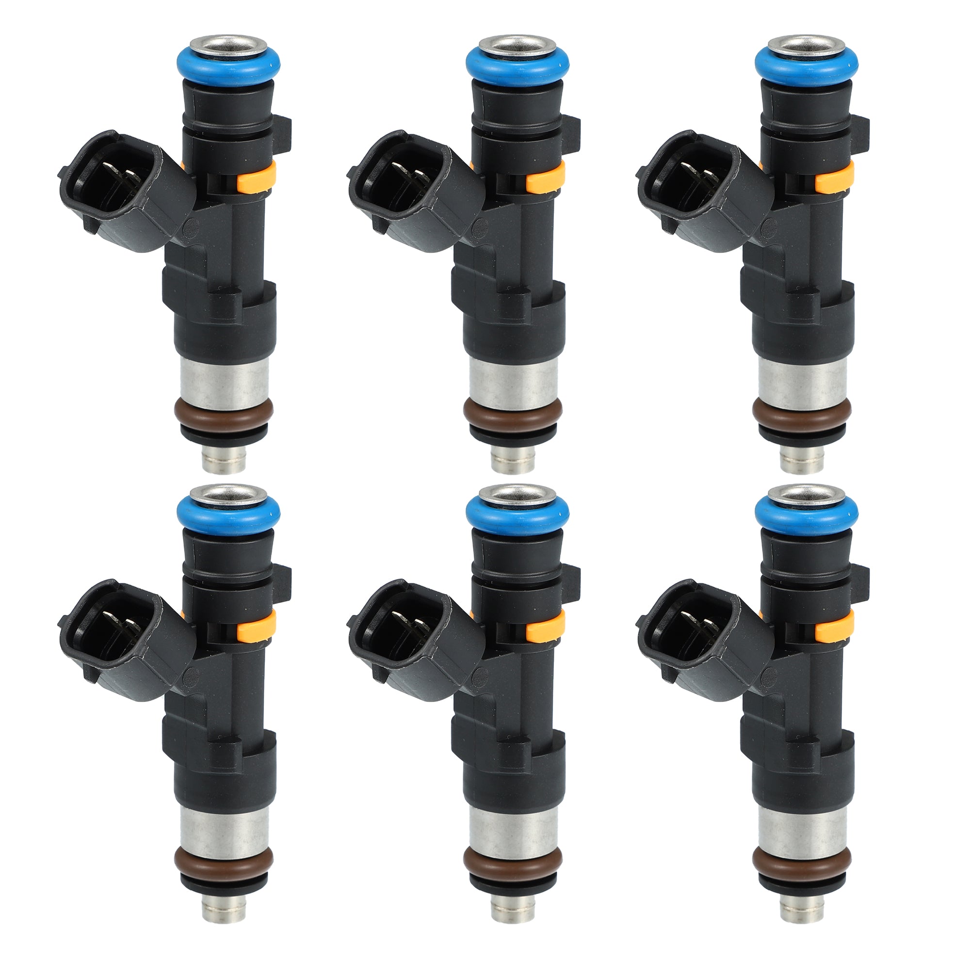 6pcs 0280158042 16600-CD70A Fuel Injector for Nissan 350Z 2003-2006 for ...