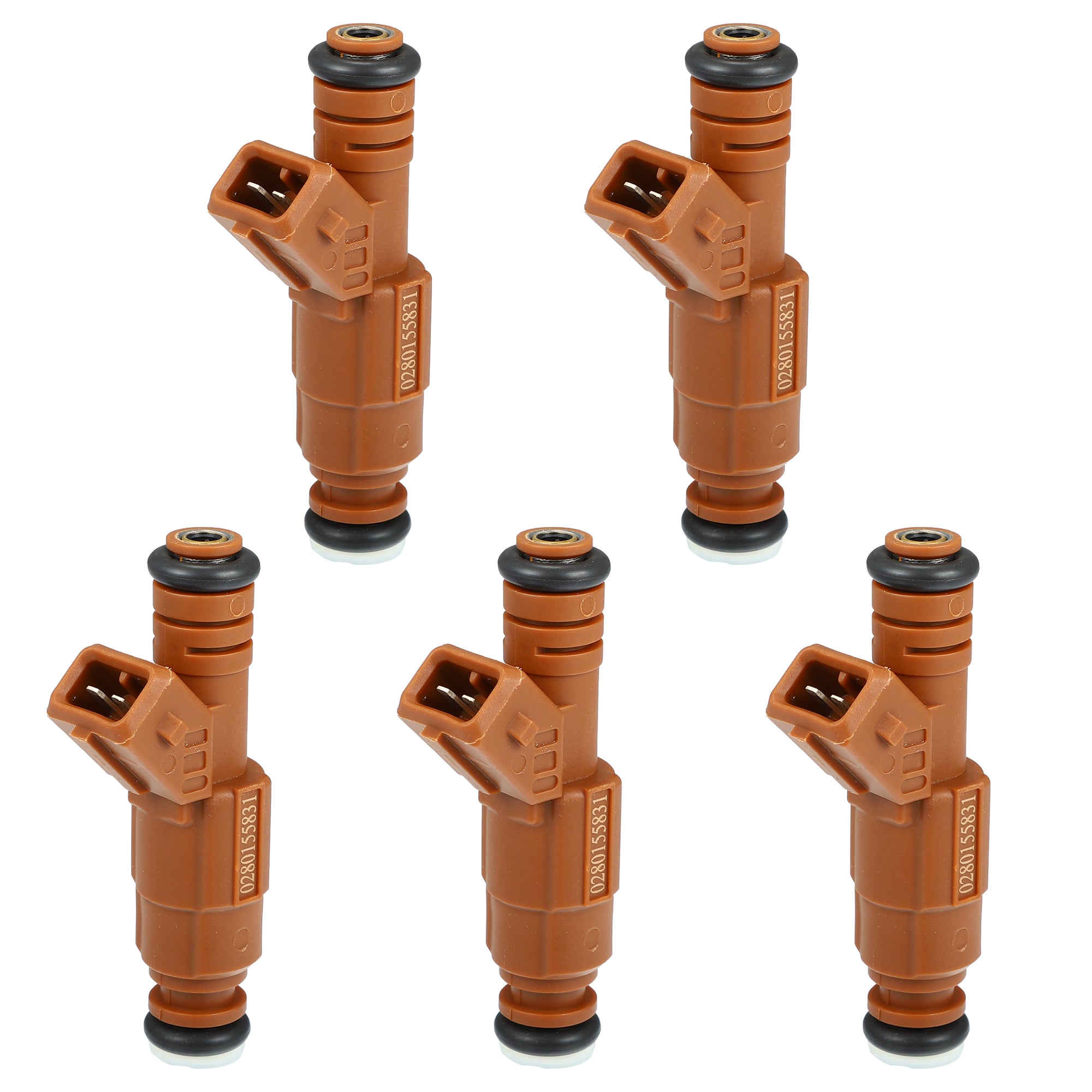 5pcs 0280155831 9186340 Fuel Injector for Volvo S60 2.5T 03-09 2.3T 01 ...