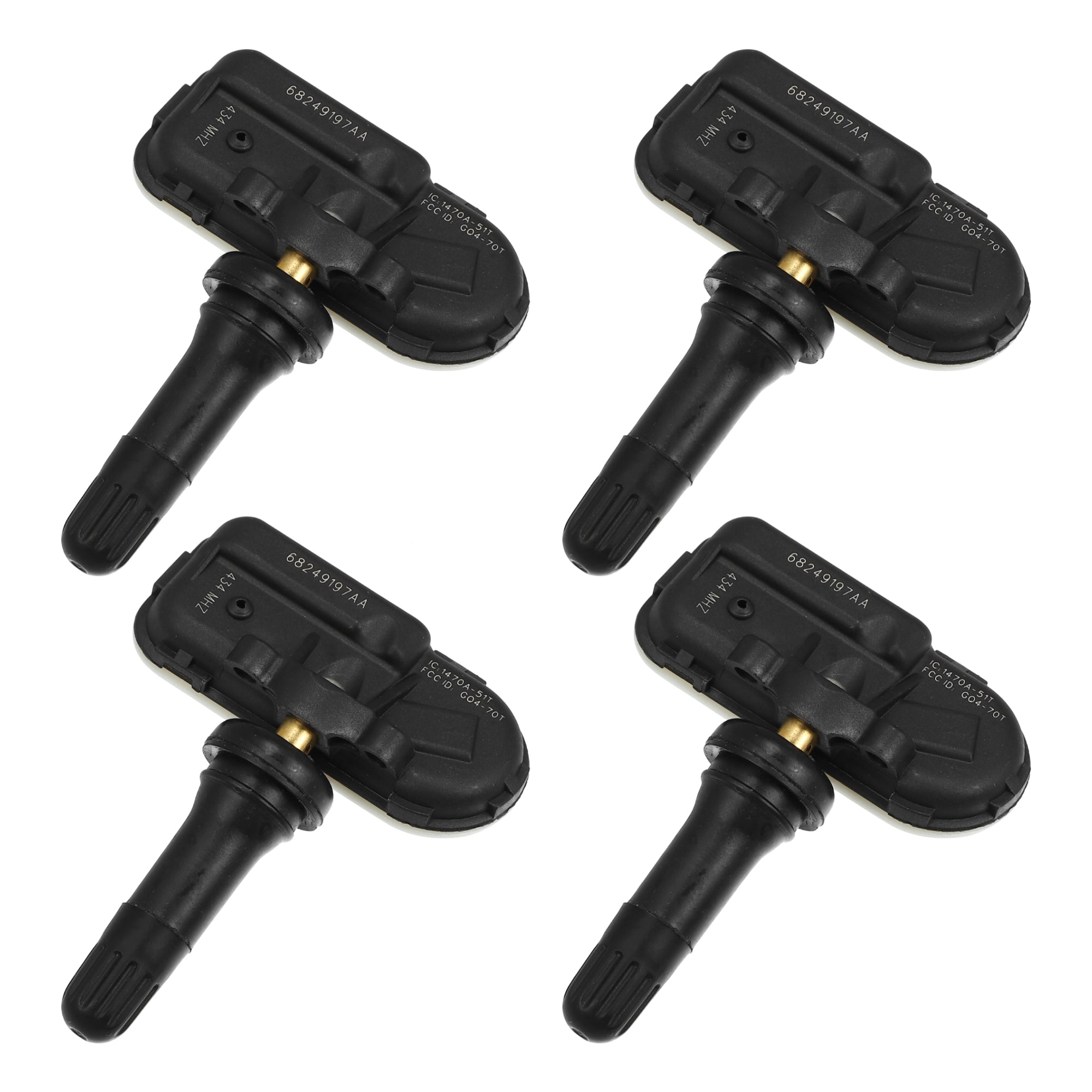 4pcs 68157568AA Tire Pressure Monitoring System Sensor 434MHz for Jeep ...