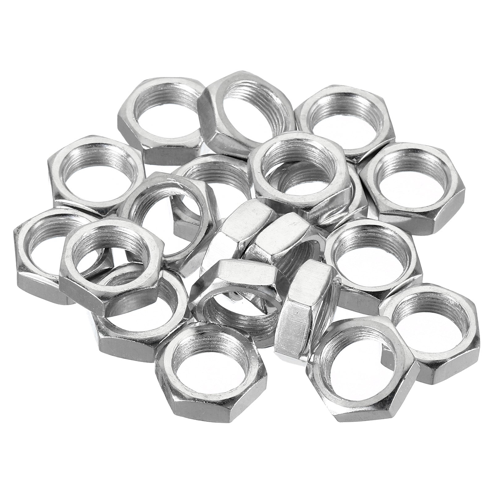 M14 x 1.0 Steel Hex Nuts, 20 Pack Metric Thread Zinc Plated Finished ...
