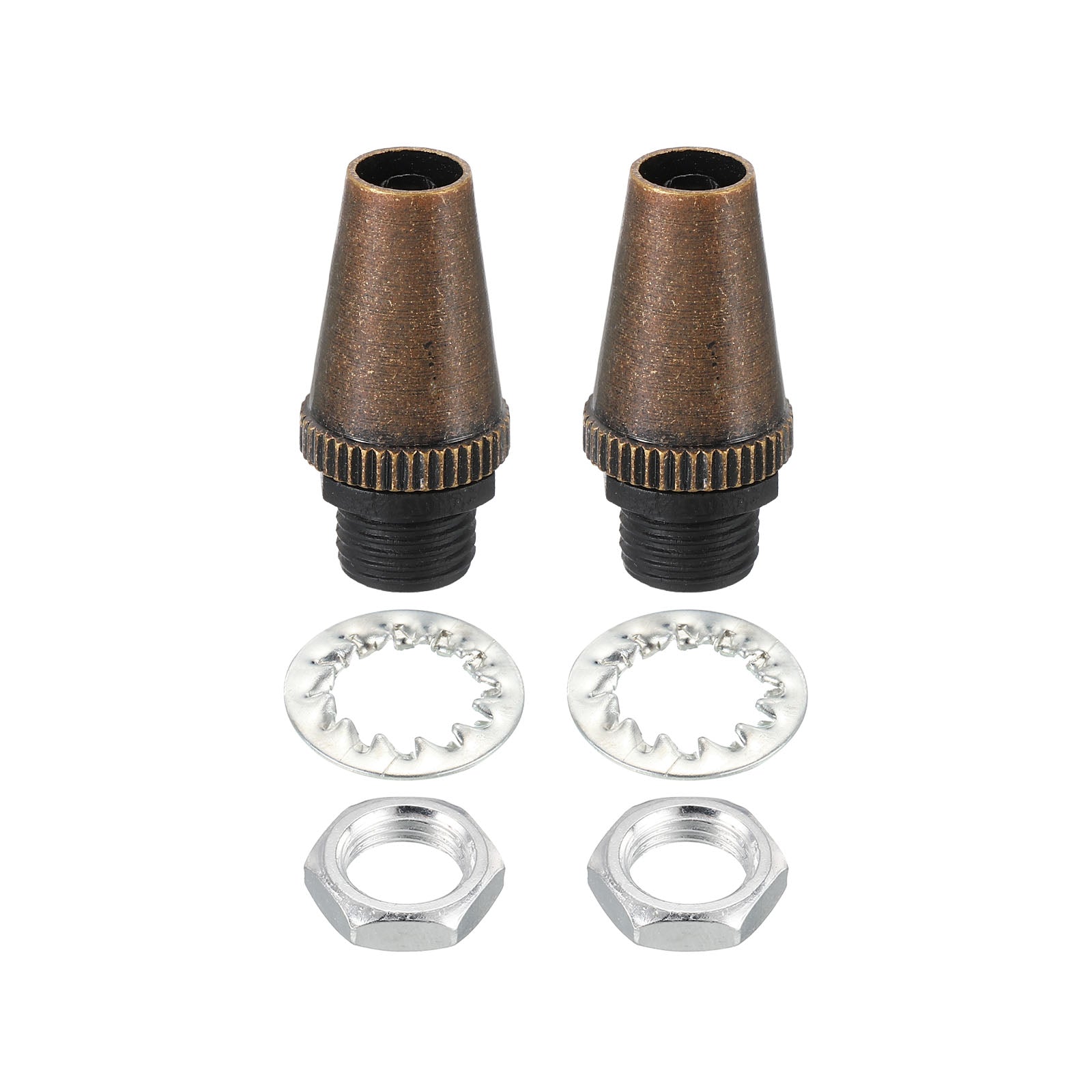 Lighting Cord Grips Connector,Copper Light Cable Glands,2Pcs,Red Bronze ...