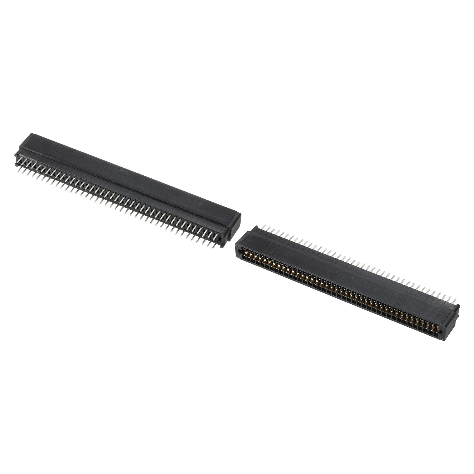 Card Edge Connector Black Socket Straight Connection 80 Pin 2.54mm ...